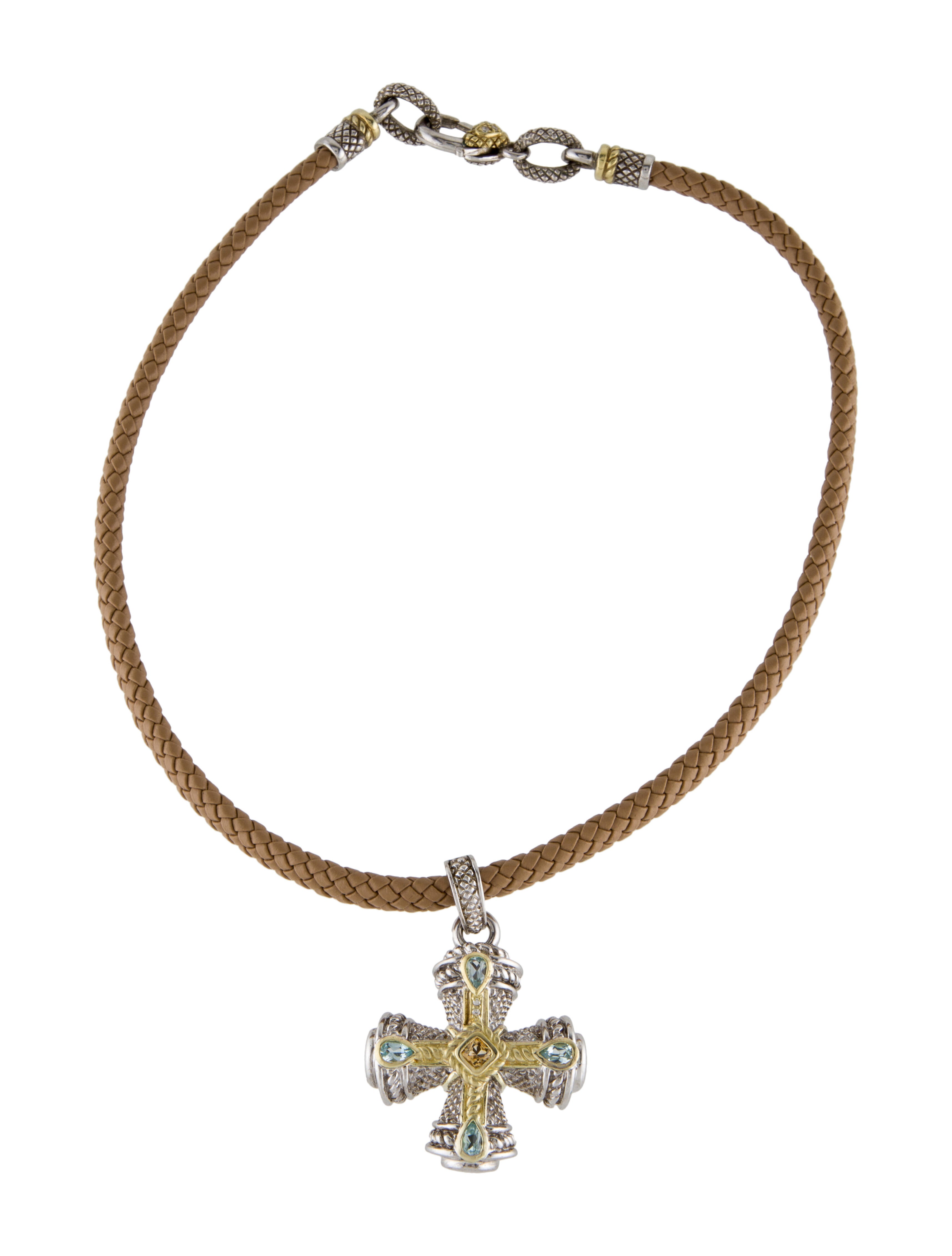 Judith Ripka 18K Ruby, Wood, Diamond & Lava Cameo Pendant Necklace ...