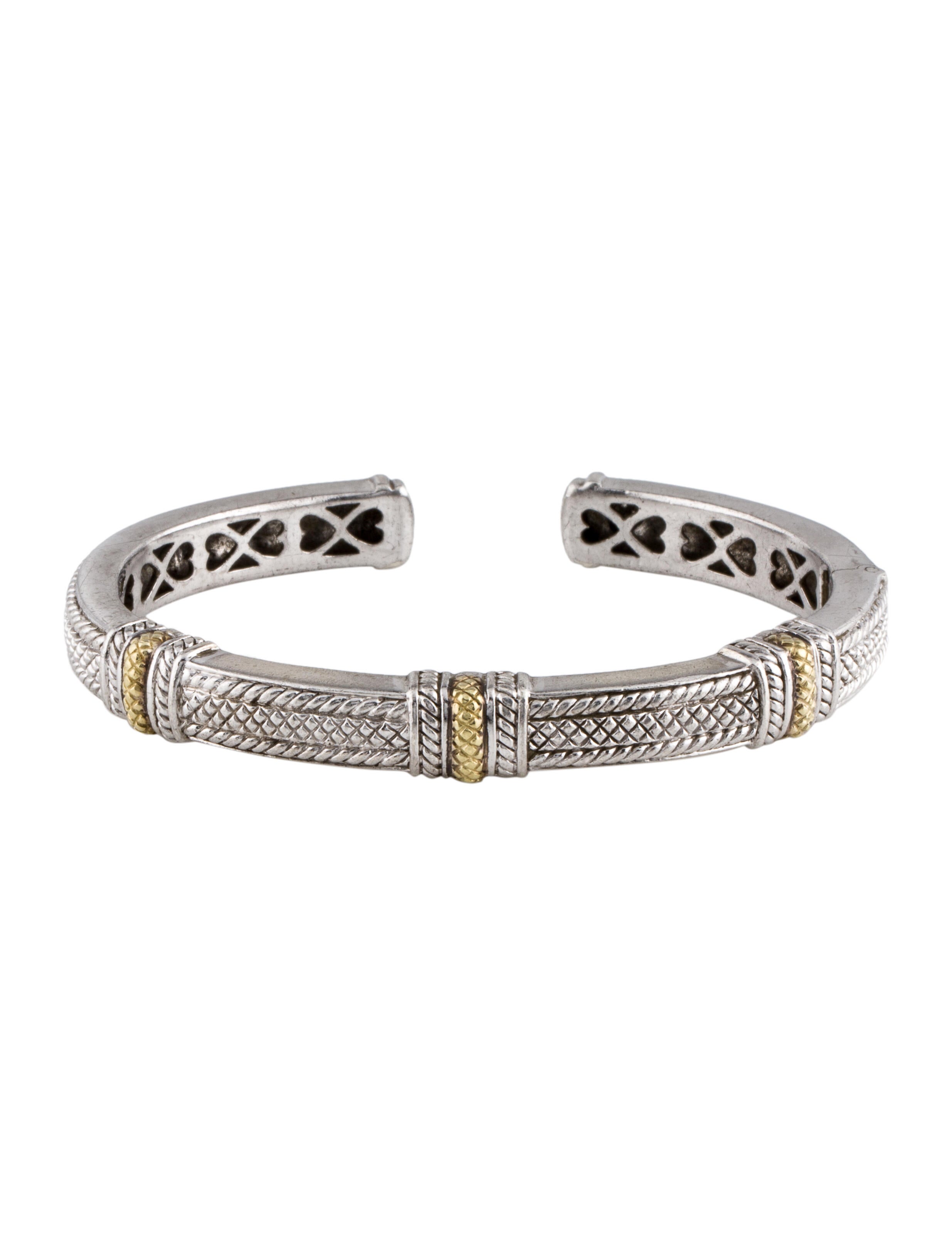 Judith Ripka 18K Multistone Cuff - 18K Yellow Gold Cuff, Bracelets ...