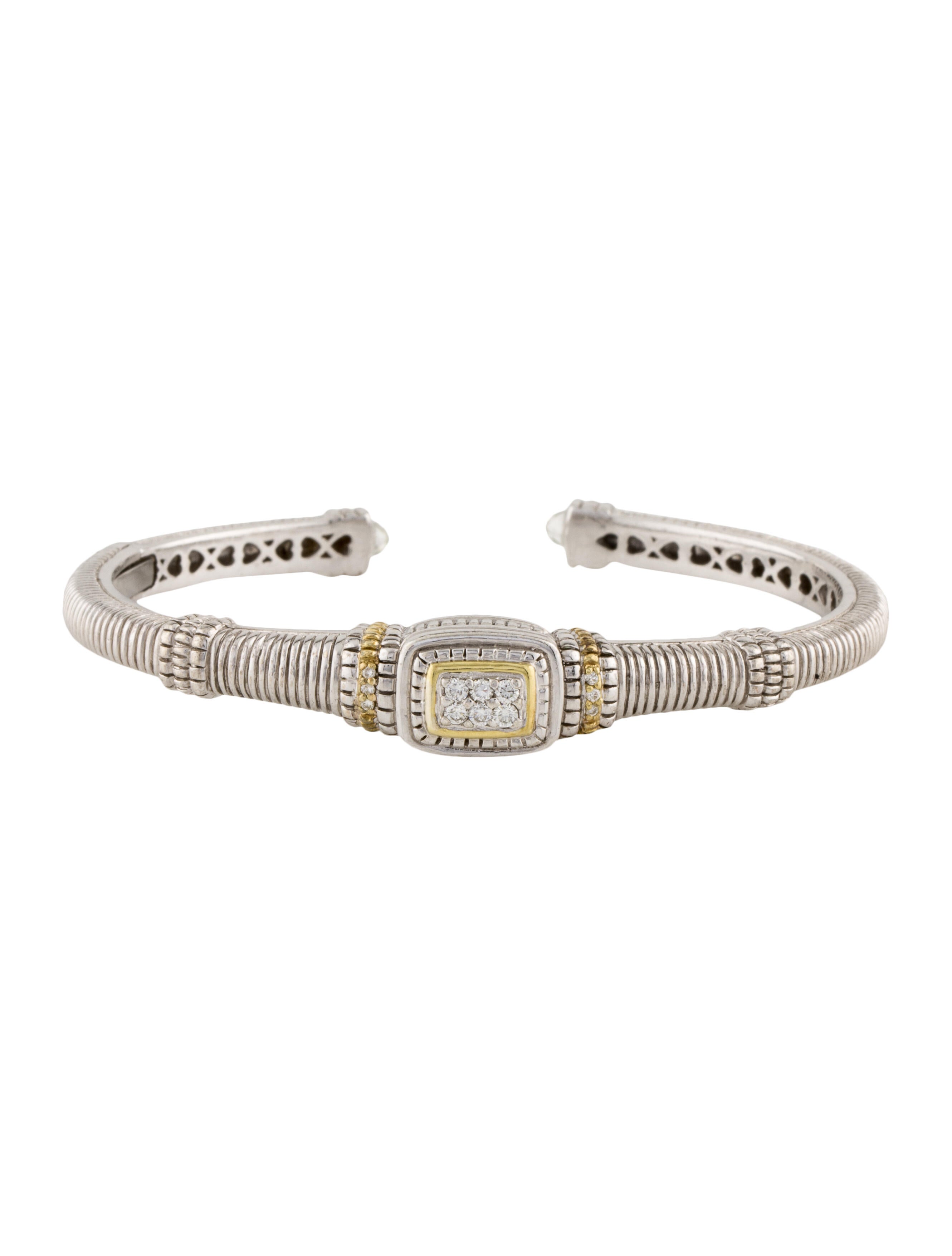 Judith Ripka 18K Diamond Link Bracelet - 18K Yellow Gold Link ...