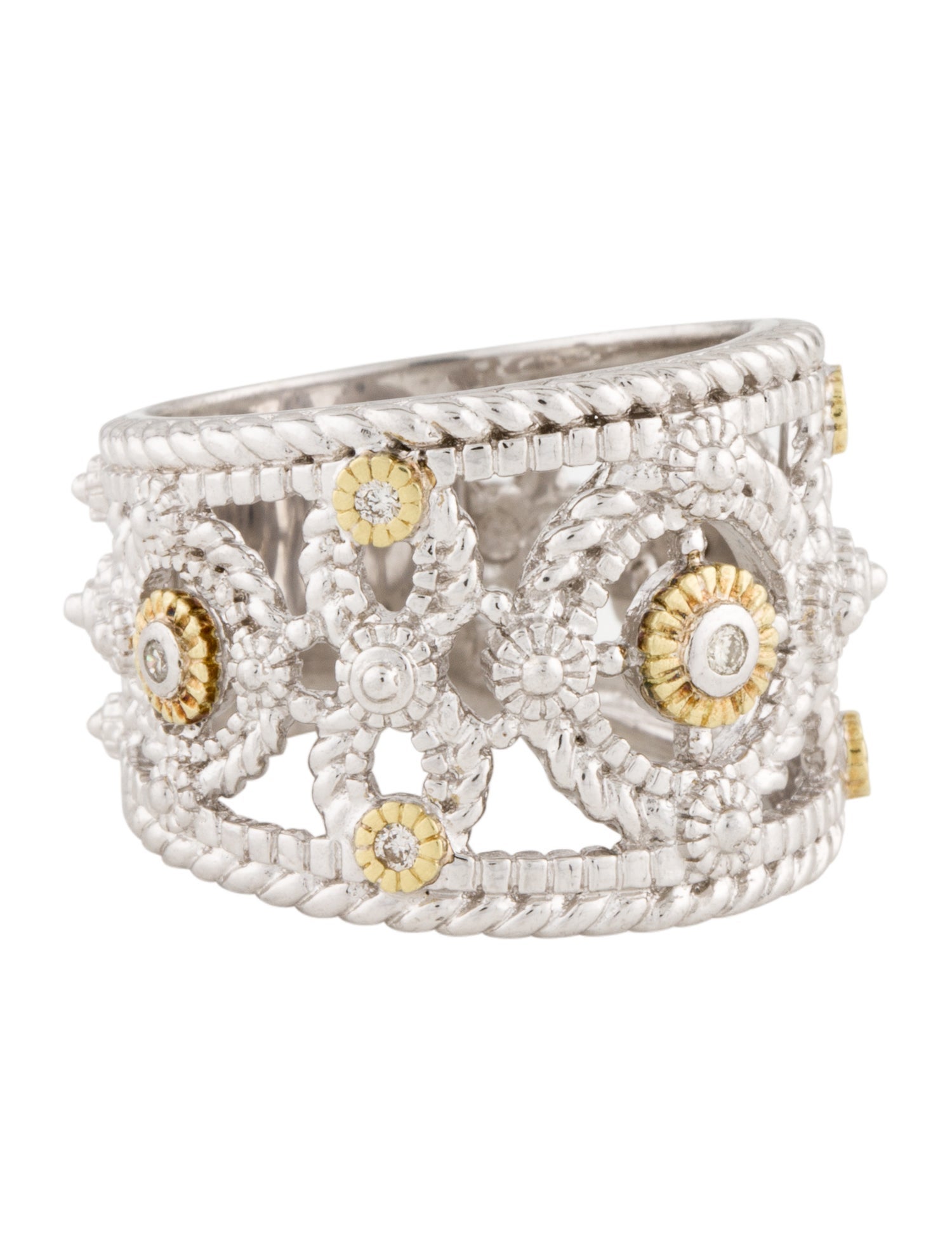 Judith Ripka 18K Iolite & Diamond Pendant - 18K Yellow Gold Pendant ...