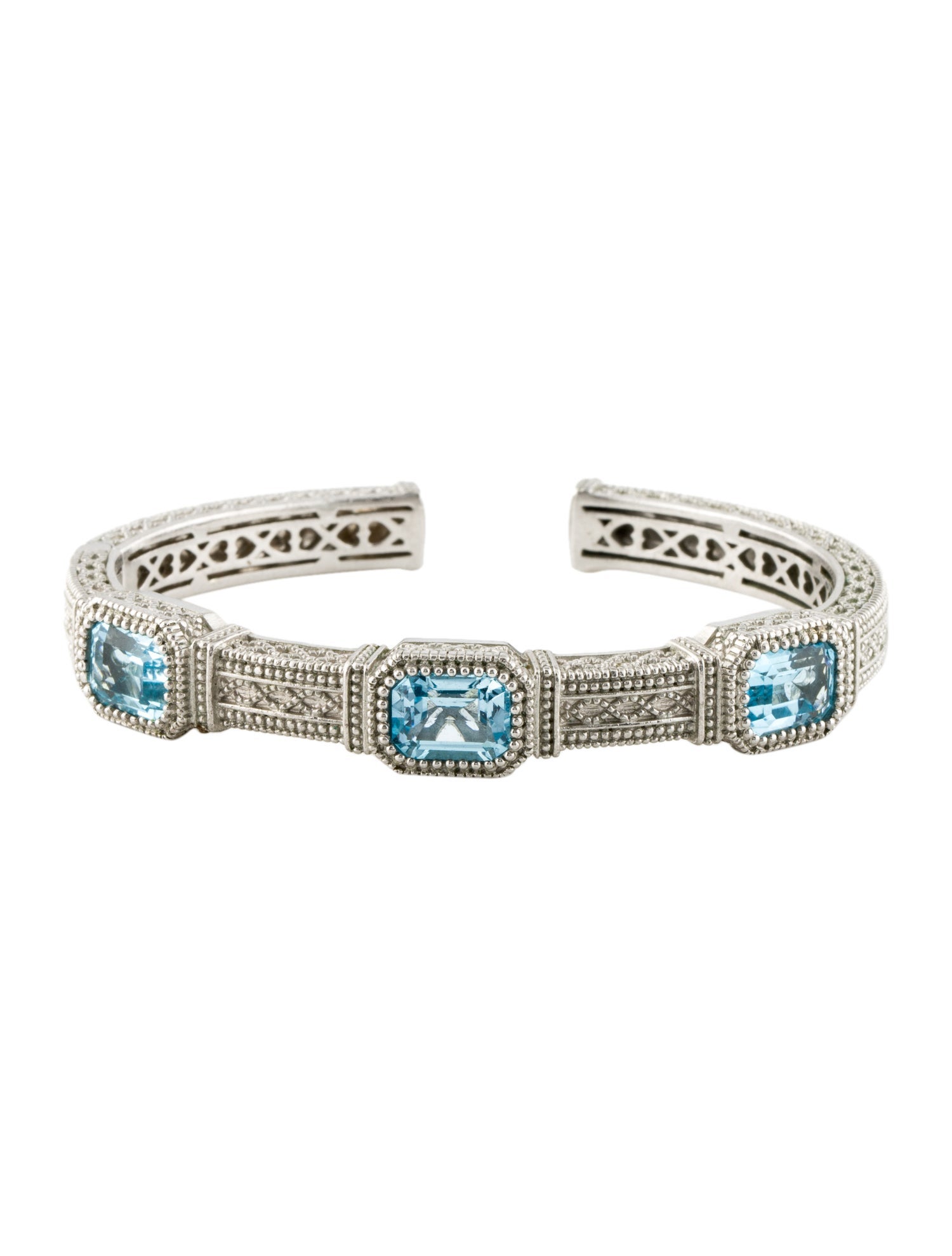Judith Ripka Topaz Cuff Bracelet - Sterling Silver Cuff, Bracelets ...