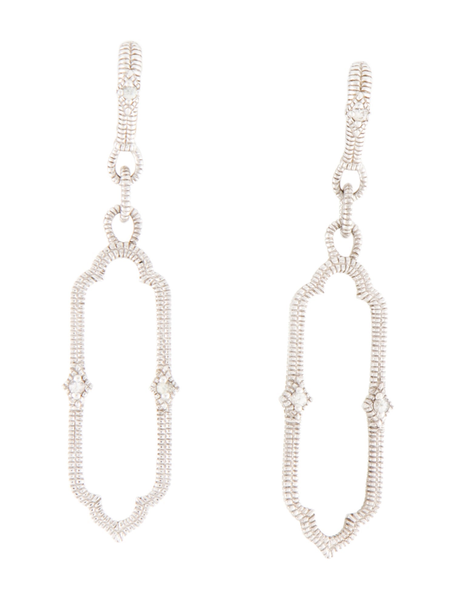 Judith Ripka Sapphire Drop Earrings - 18K Yellow Gold Drop, Earrings ...