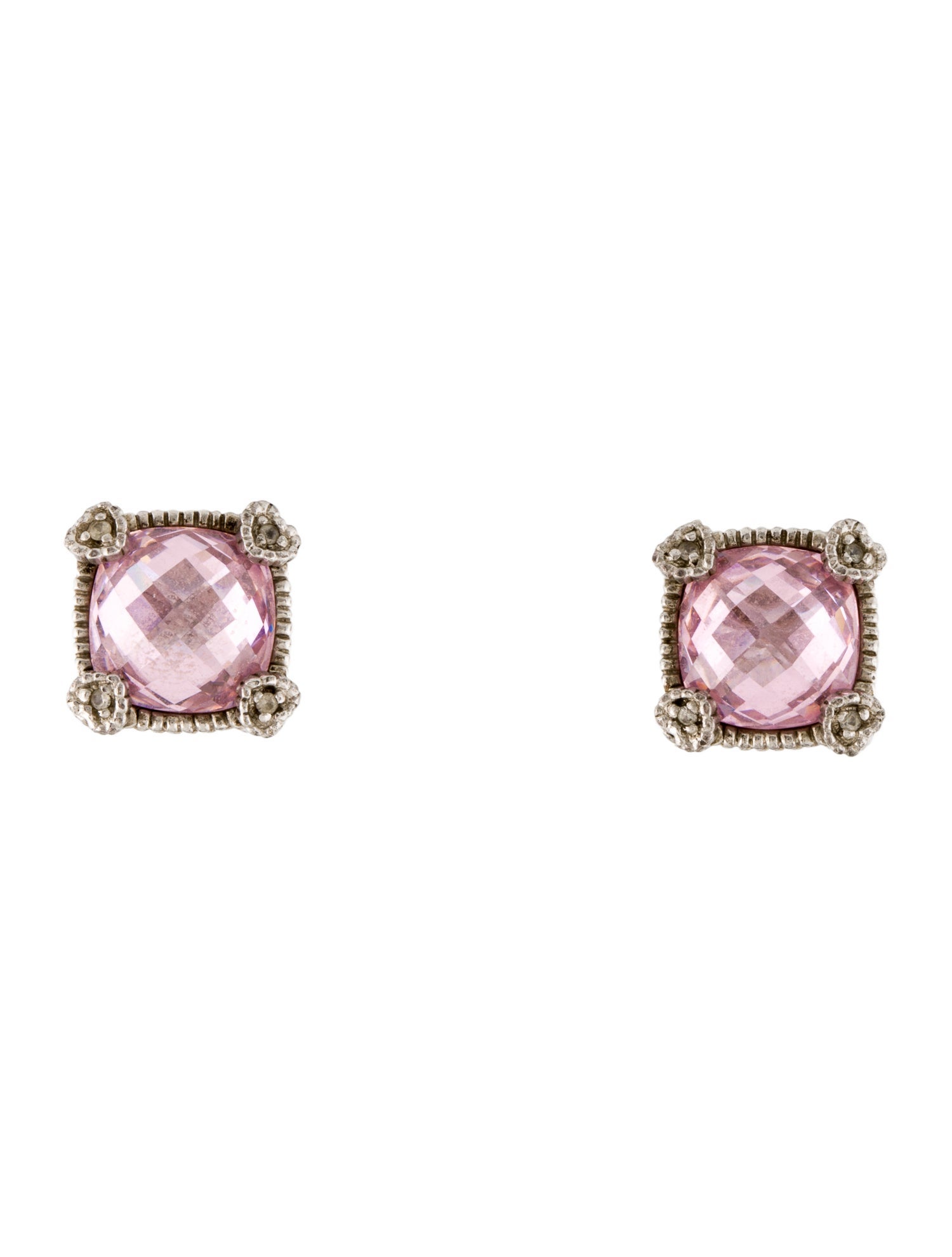 David Yurman Sculpted Cable Stud Earrings - 18K White Gold Stud, Earrings - DVY137299 | The RealReal