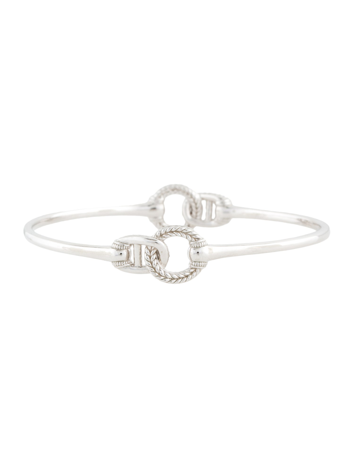 David Yurman Two-Tone Cable Classic Buckle Bracelet - 14K Yellow Gold Bangle, Bracelets ...