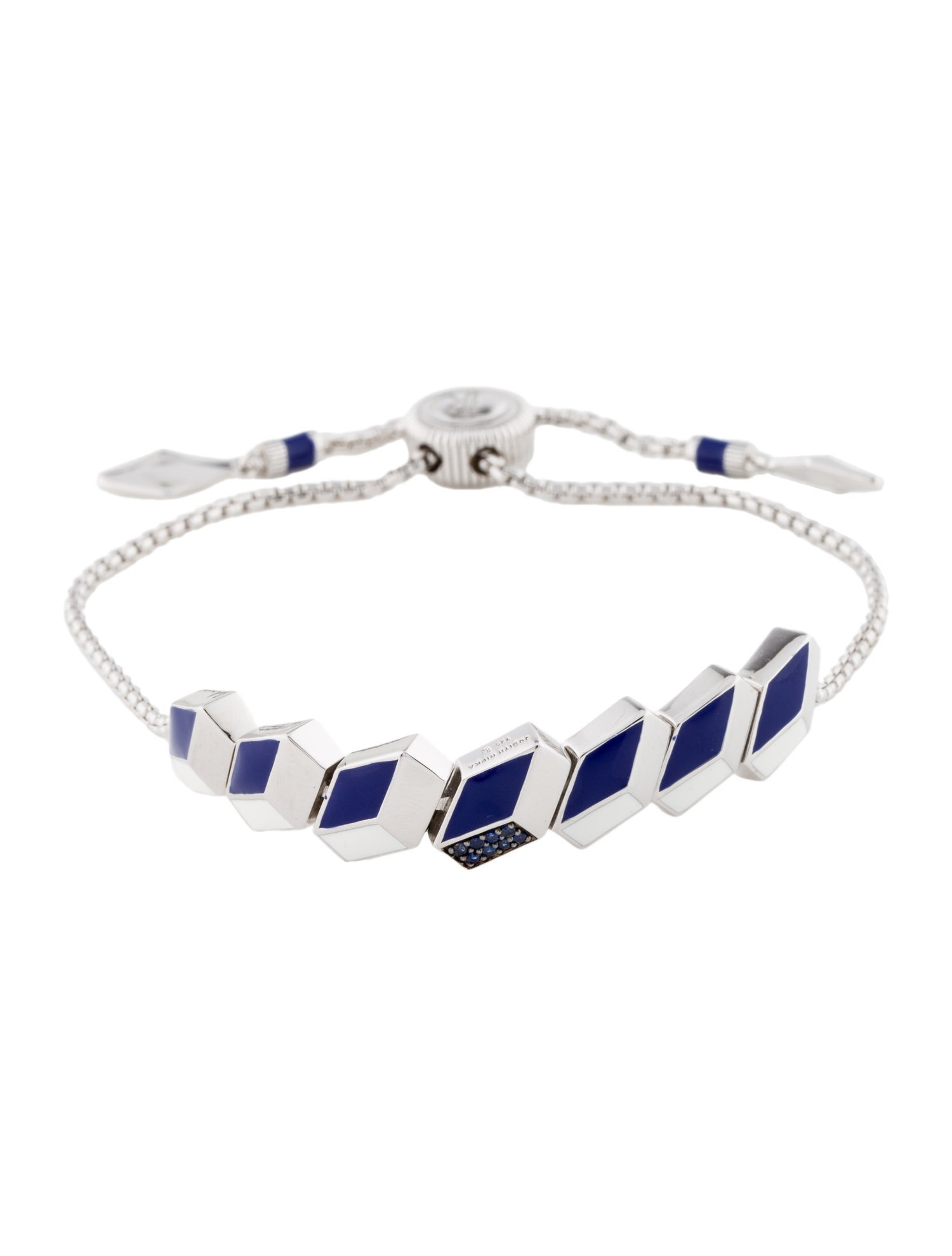 Judith Ripka Sapphire & Enamel Odyssey Friendship Bracelet - Blue ...