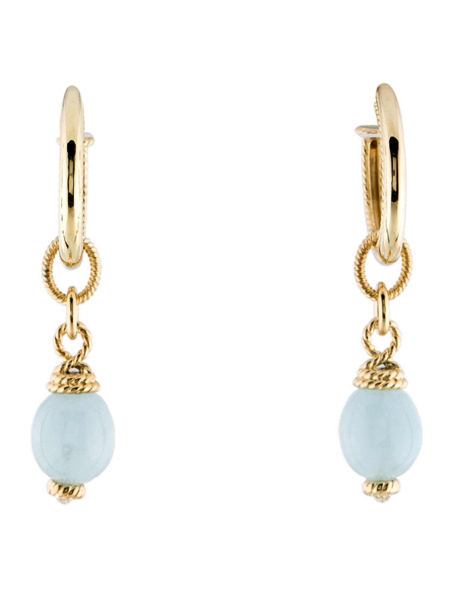 Judith Ripka by Danielle Rollins Ocean Reef Convertible Hoop Earrings ...