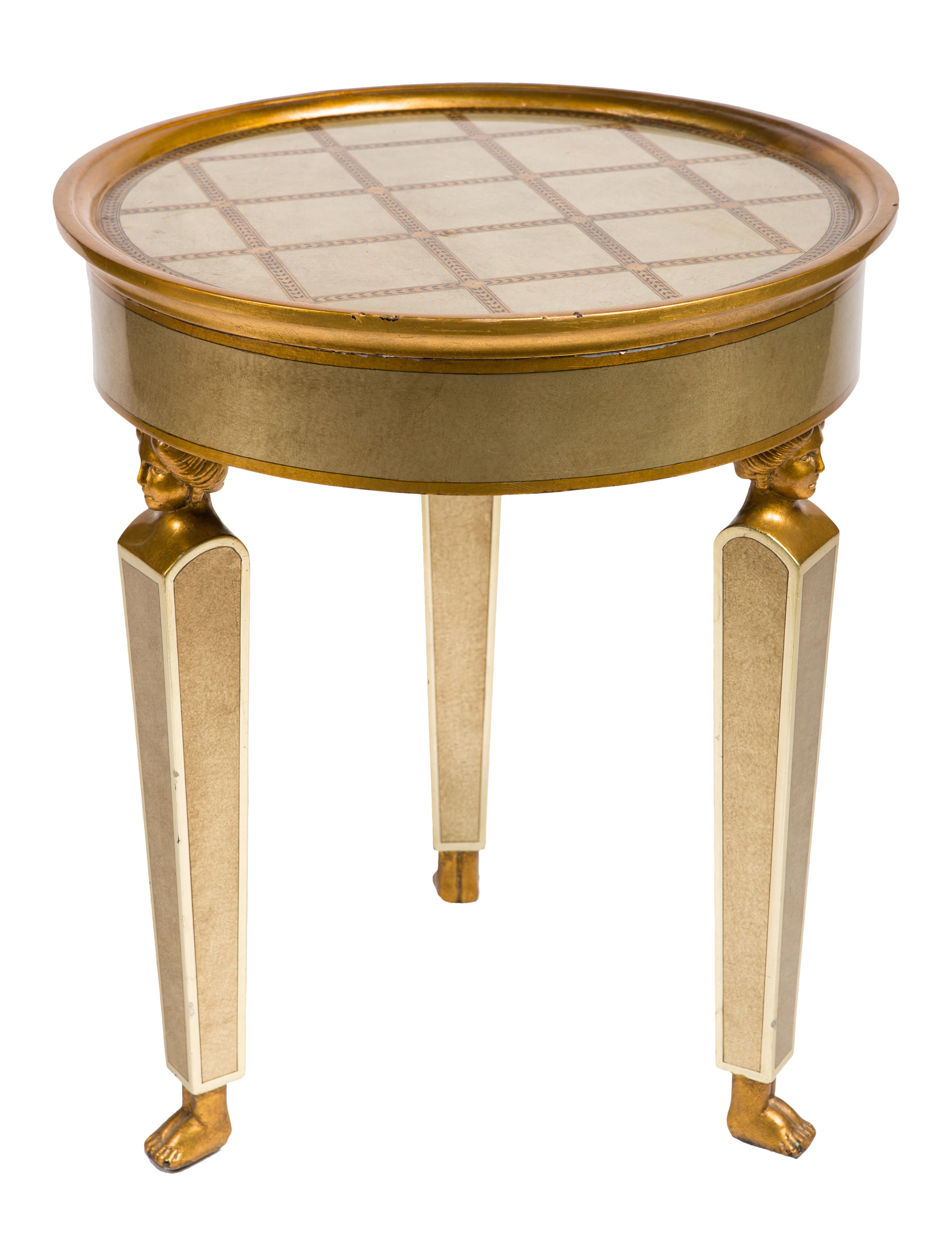 J. Robert Scott Empire Side Table - Gold Tables, Furniture - JRSCT20005 ...