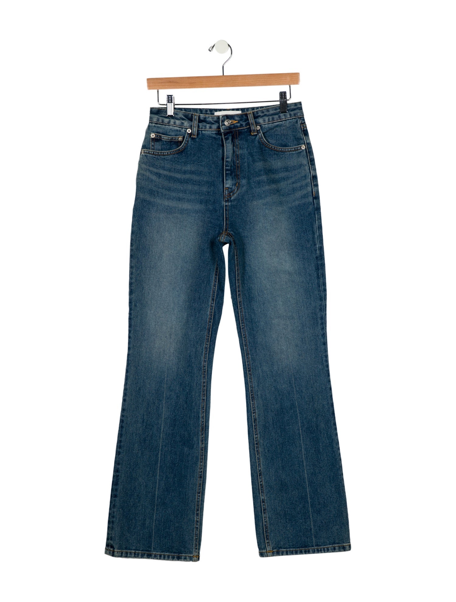 Dunst High-Rise Wide Leg Jeans - Blue, 11" Rise Jeans, Clothing ...