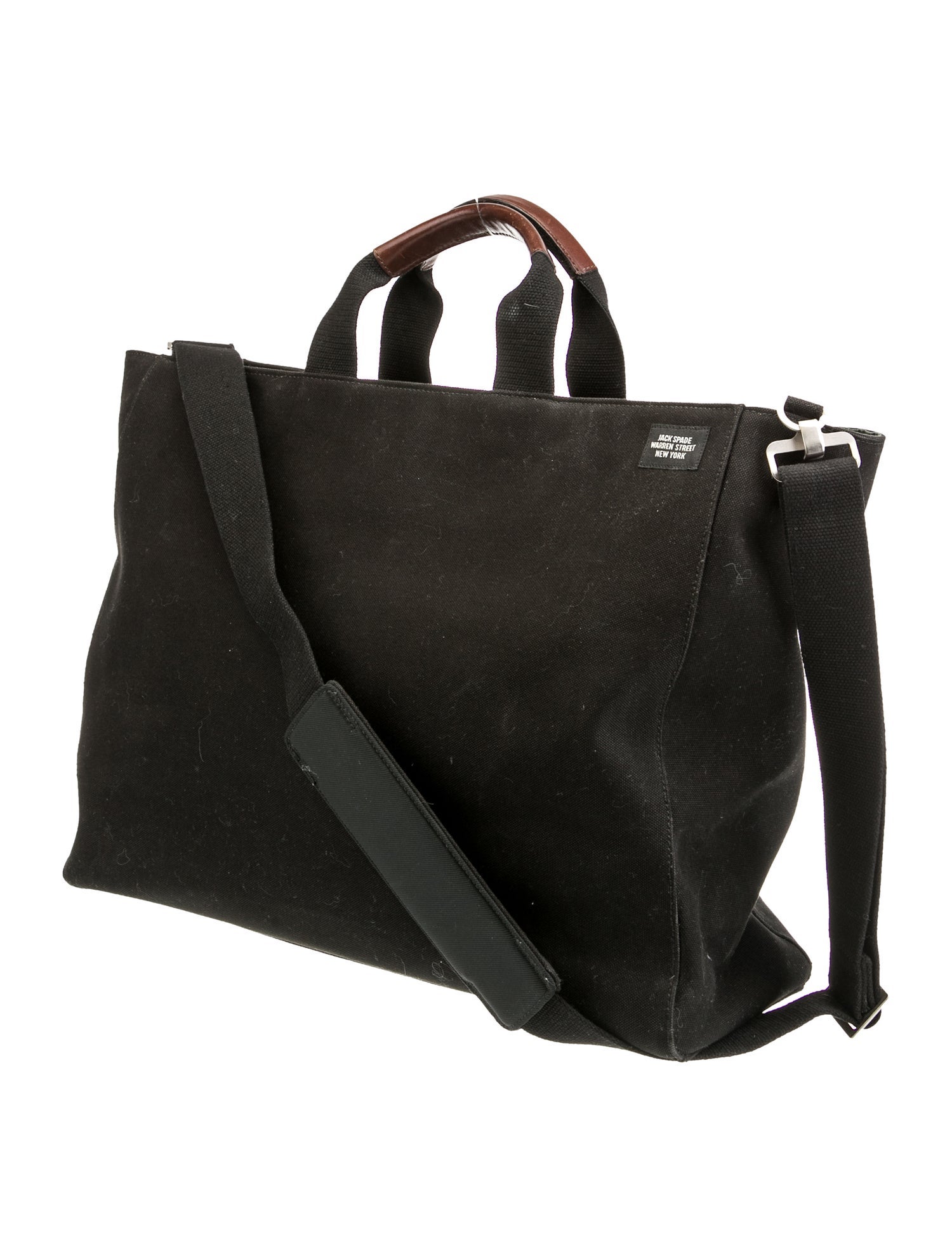 Tumi Leather Trim Canvas Tote - Grey Totes, Bags - TMI56048 | The RealReal