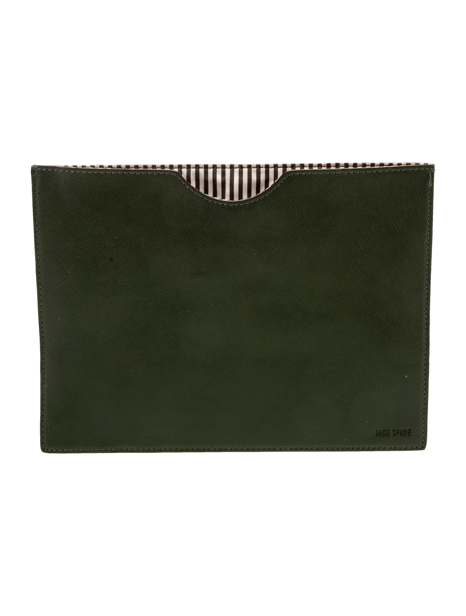 Jack Spade Leather Portfolio - Green Portfolios & Pouches, Bags ...