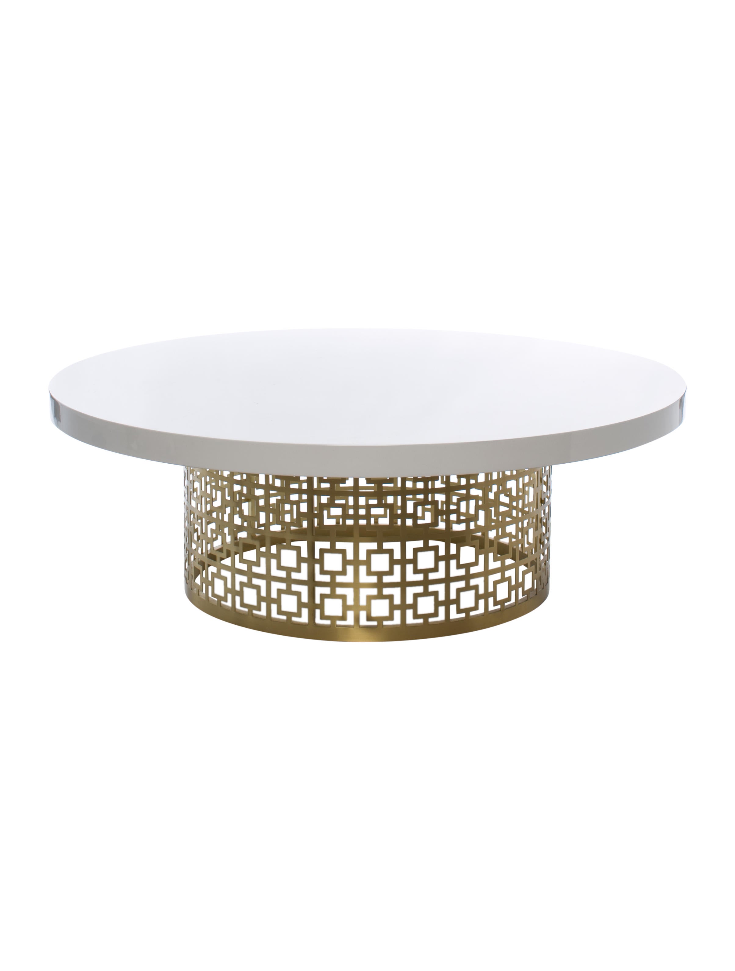 Jonathan Adler Nixon Cocktail Table - Gold - JTADL20111 | The RealReal