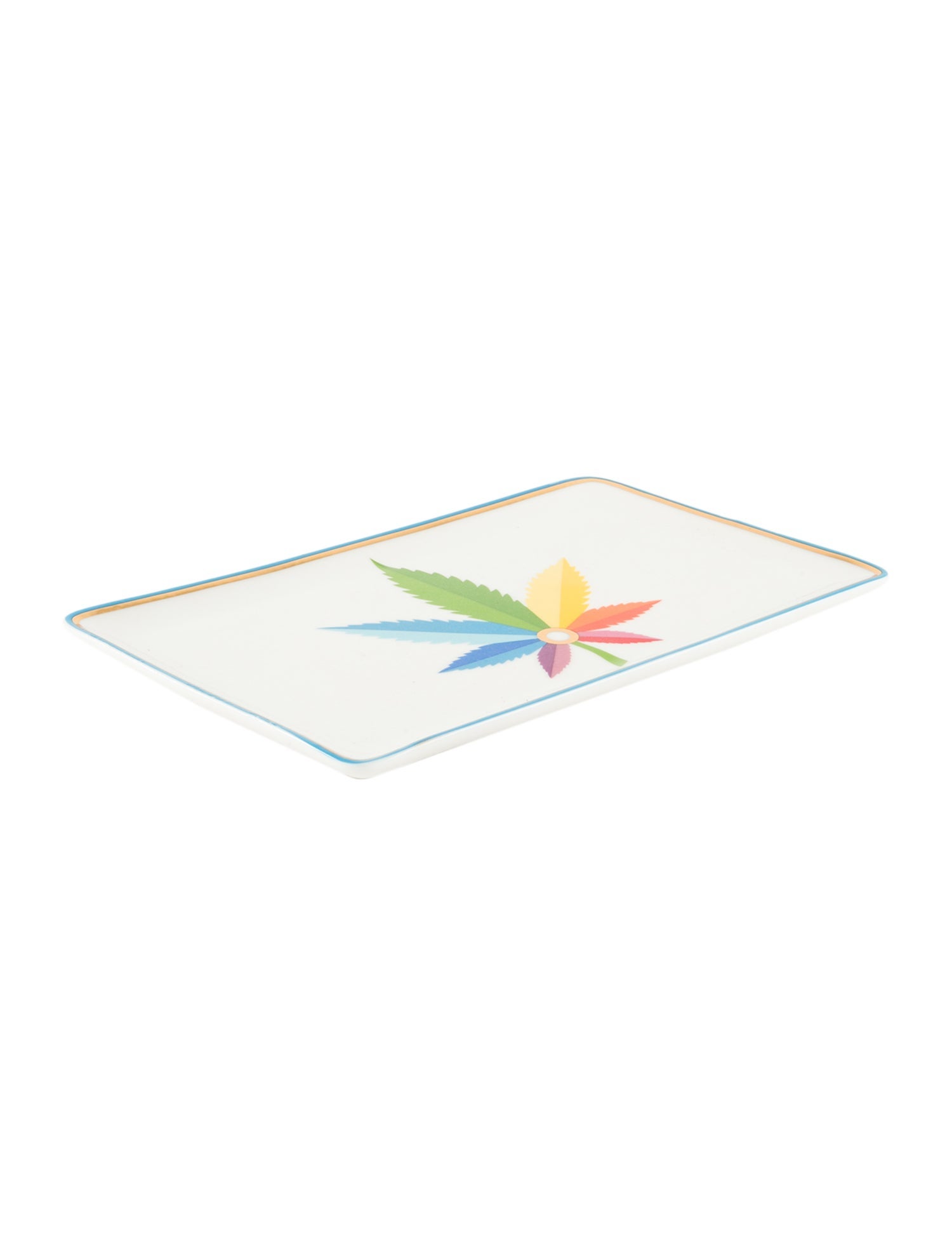 Jonathan Adler Weed Rectangle Tray - White Decorative Accents, Decor ...