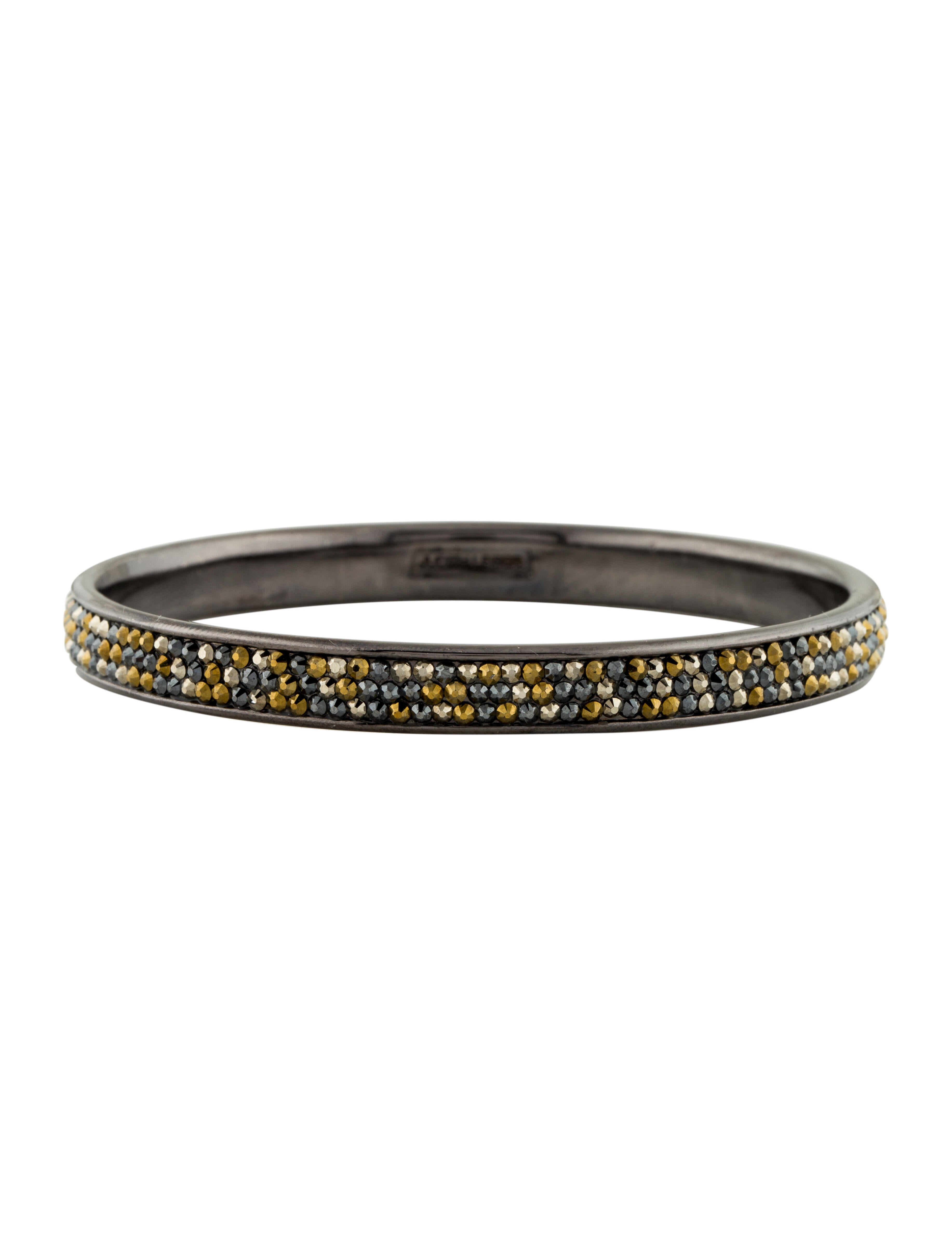 Judith Leiber Crystal Shimmer Bangle - Gunmetal Bangle, Bracelets ...