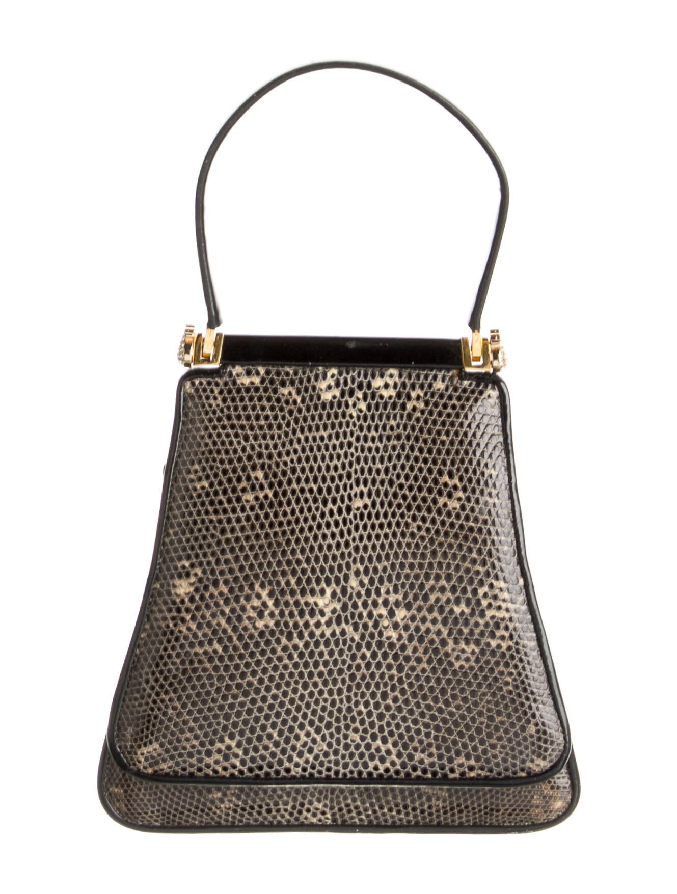 Judith Leiber Embellished Satin Bag - Silver Handle Bags, Handbags ...
