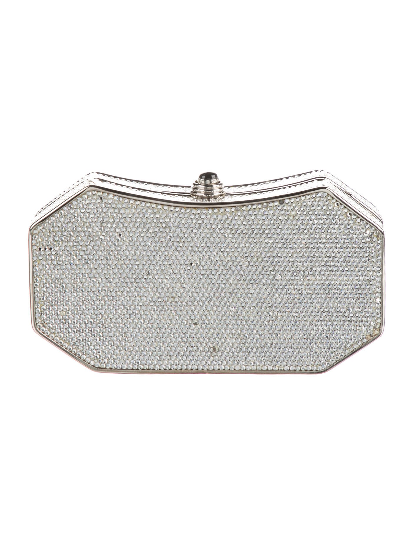 Judith Leiber Crystal-Embellished Minaudière - Metallic Clutches ...