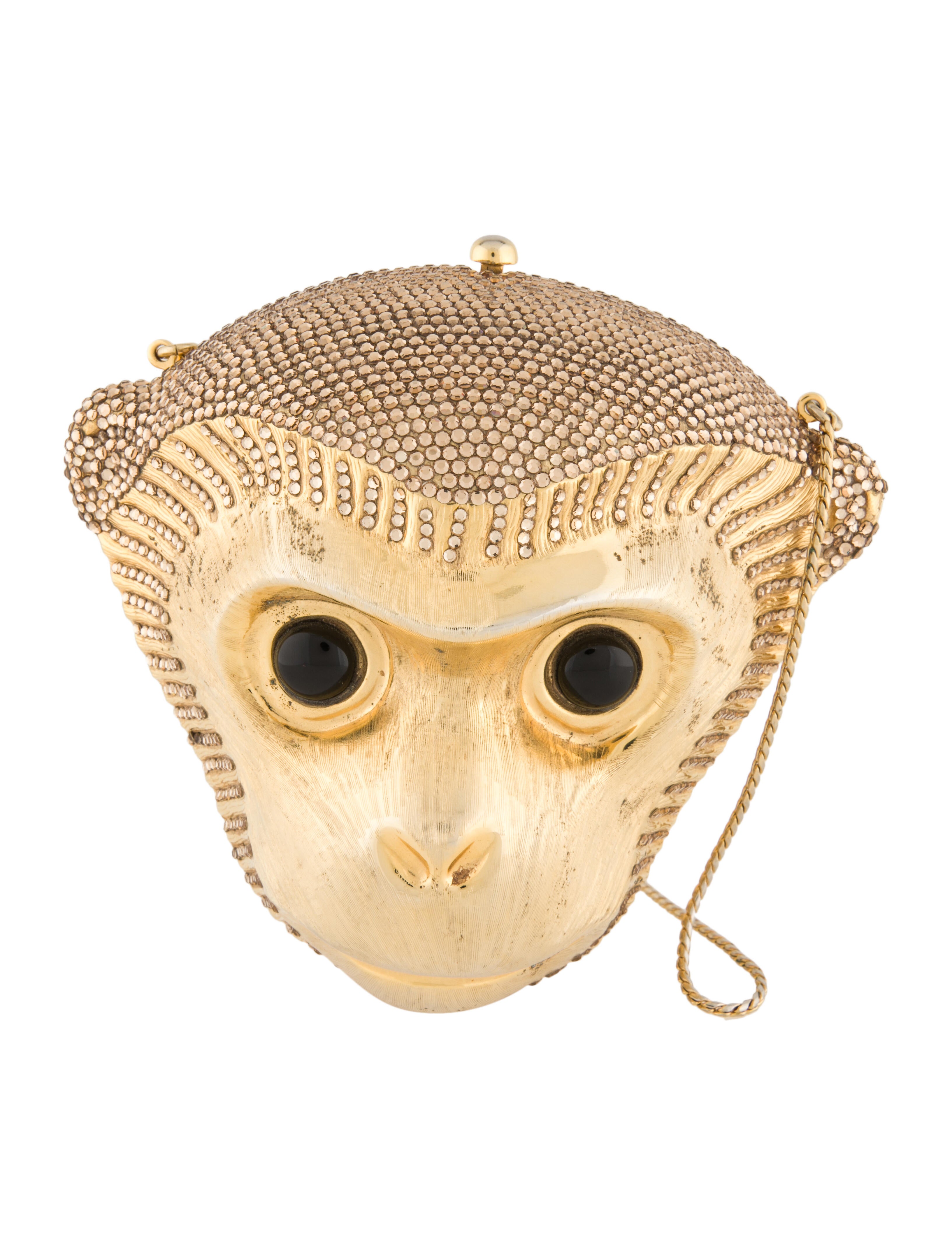 Judith Leiber Evening Bag - Gold Evening Bags, Handbags - JUD22215 ...