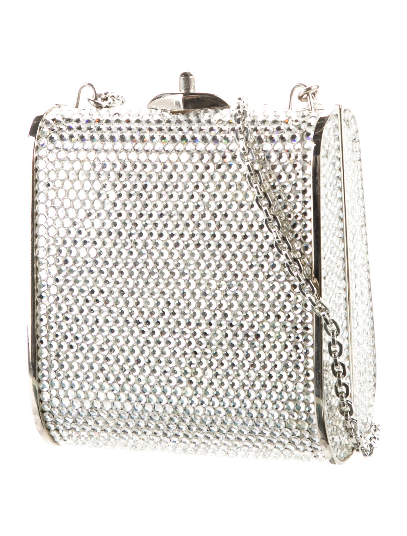 Larisa Barrera Embellished Satin Bag - Pink Evening Bags, Handbags ...