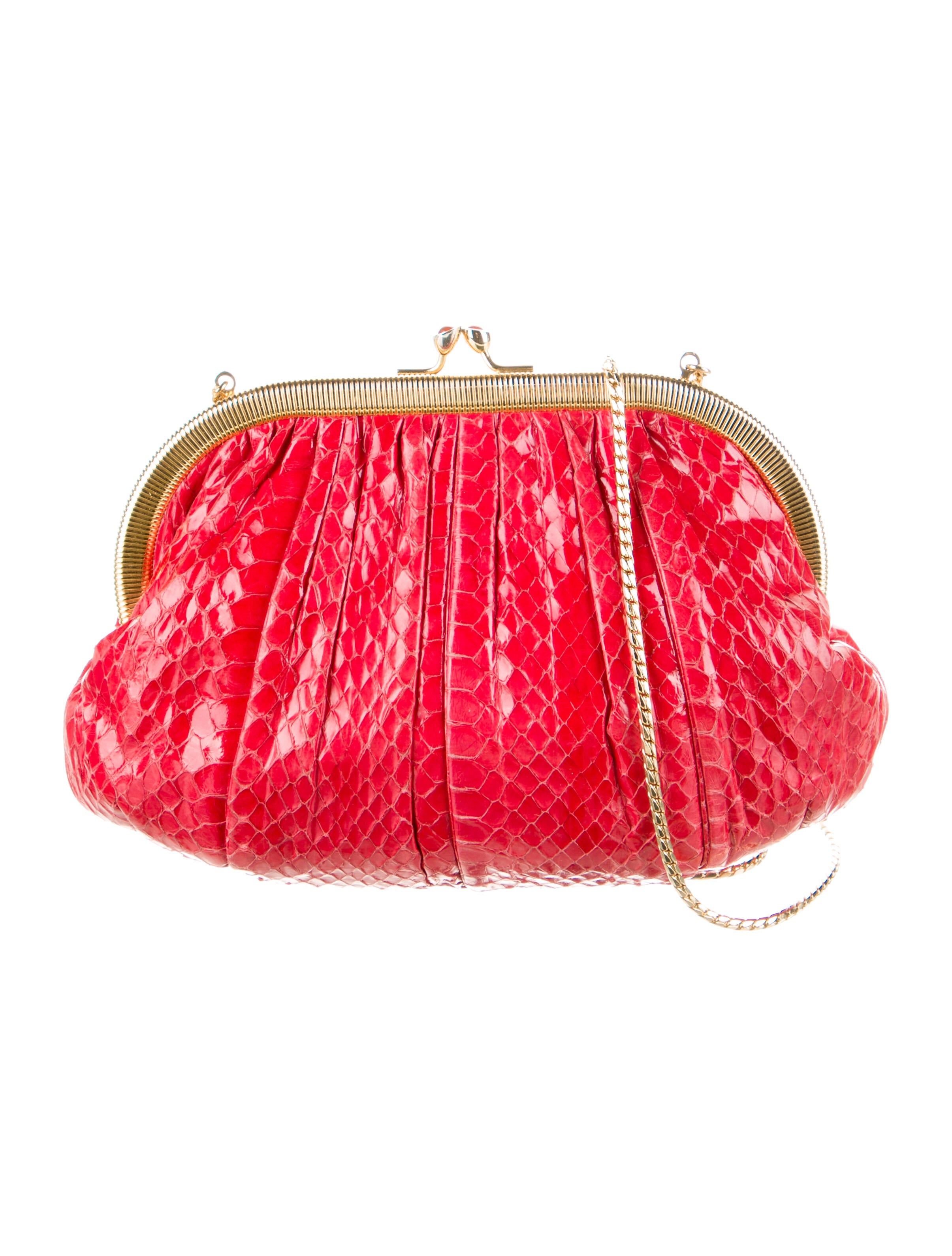 Judith Leiber Karung Embellished Clutch - Pink Clutches, Handbags ...
