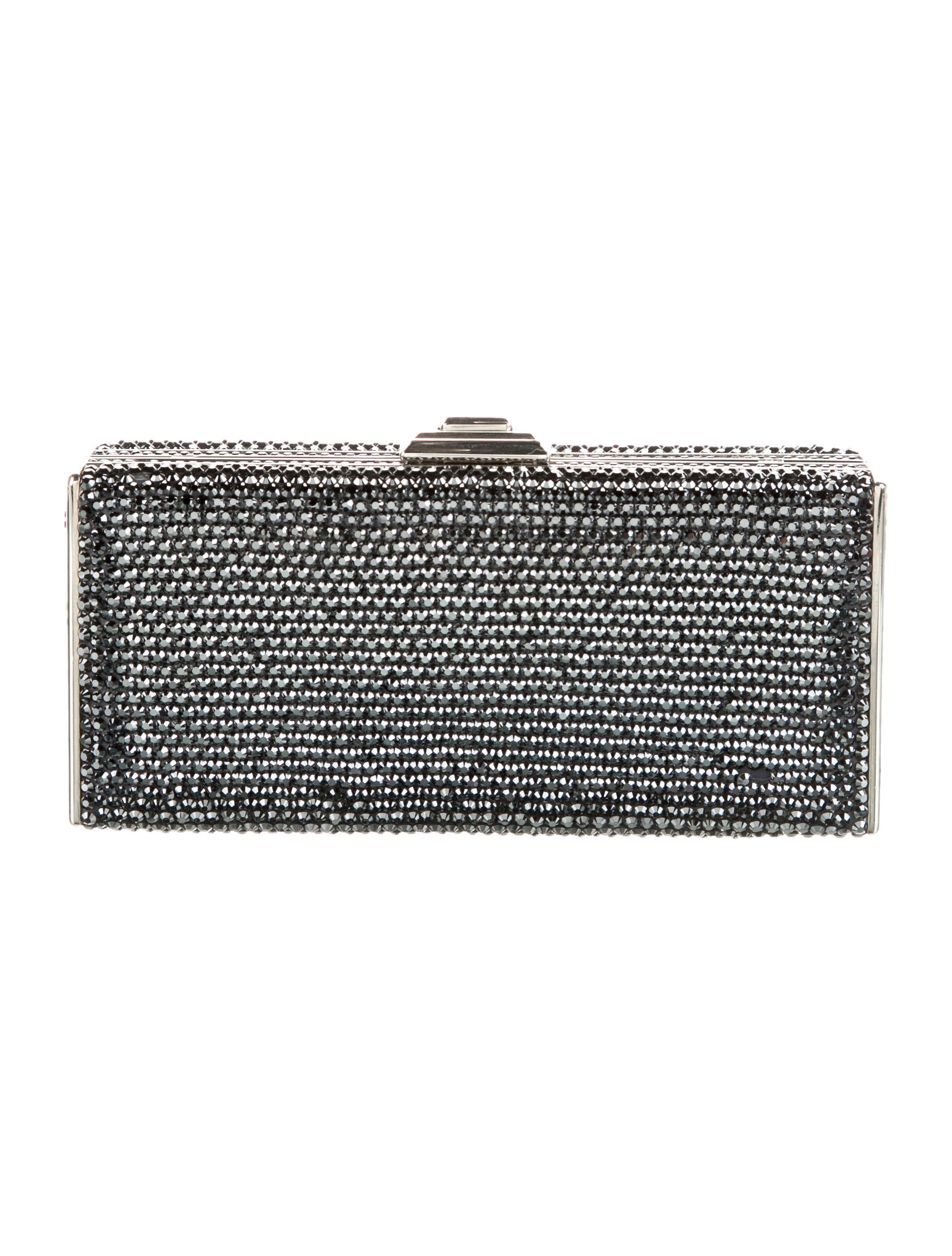 Judith Leiber Crystal Embellished Clutch Bag - Clutches, Handbags | The ...