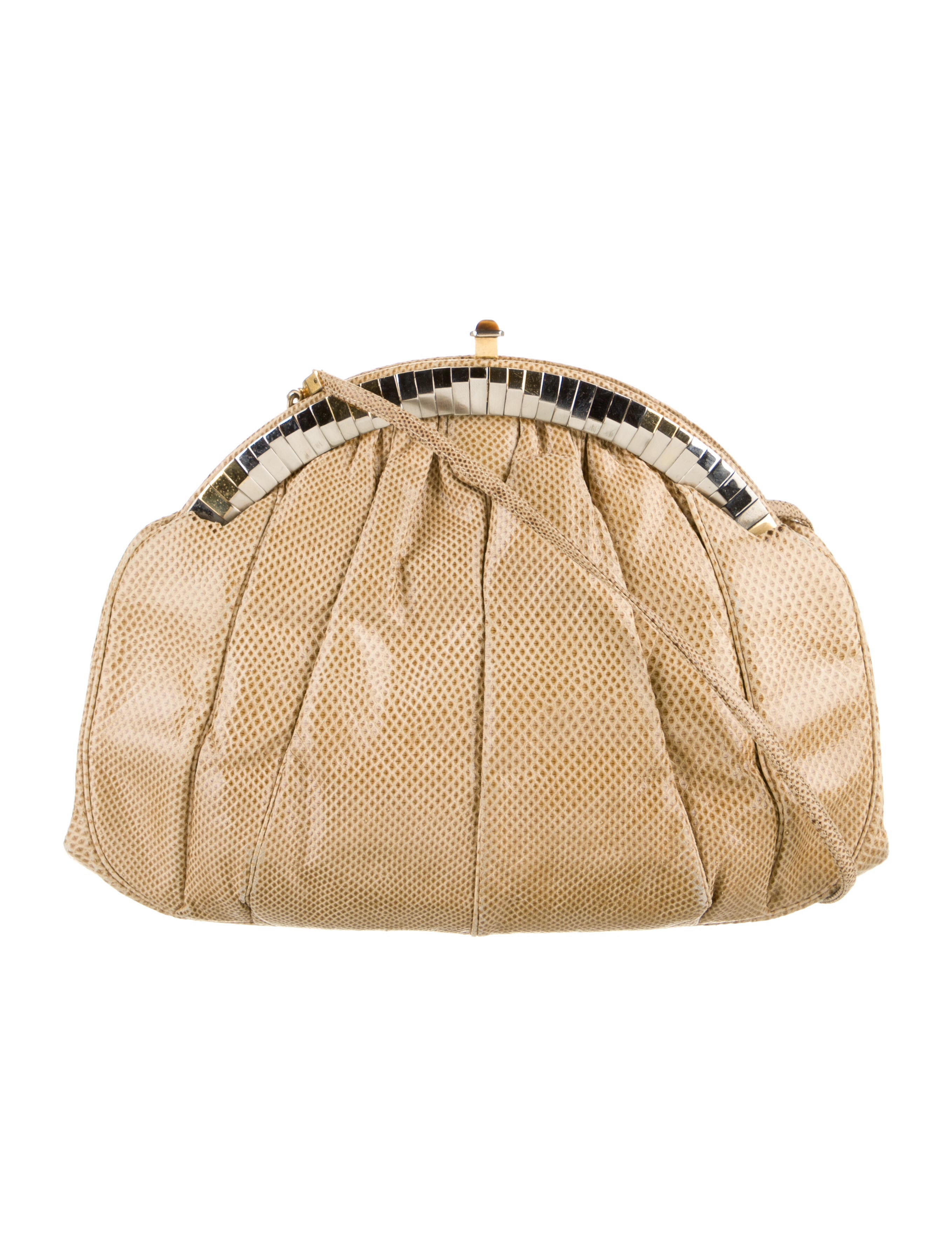 Judith Leiber Karung Shoulder Bag - Neutrals Shoulder Bags, Handbags ...