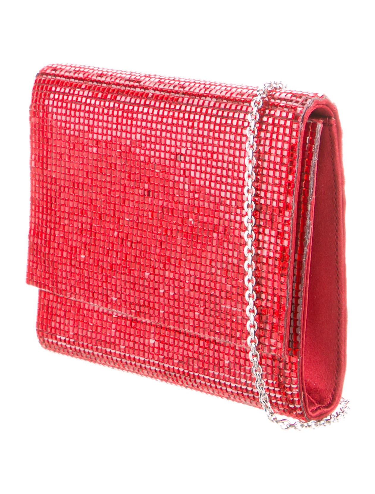 Judith Leiber Crystal Evening Bag - Red Evening Bags, Handbags ...