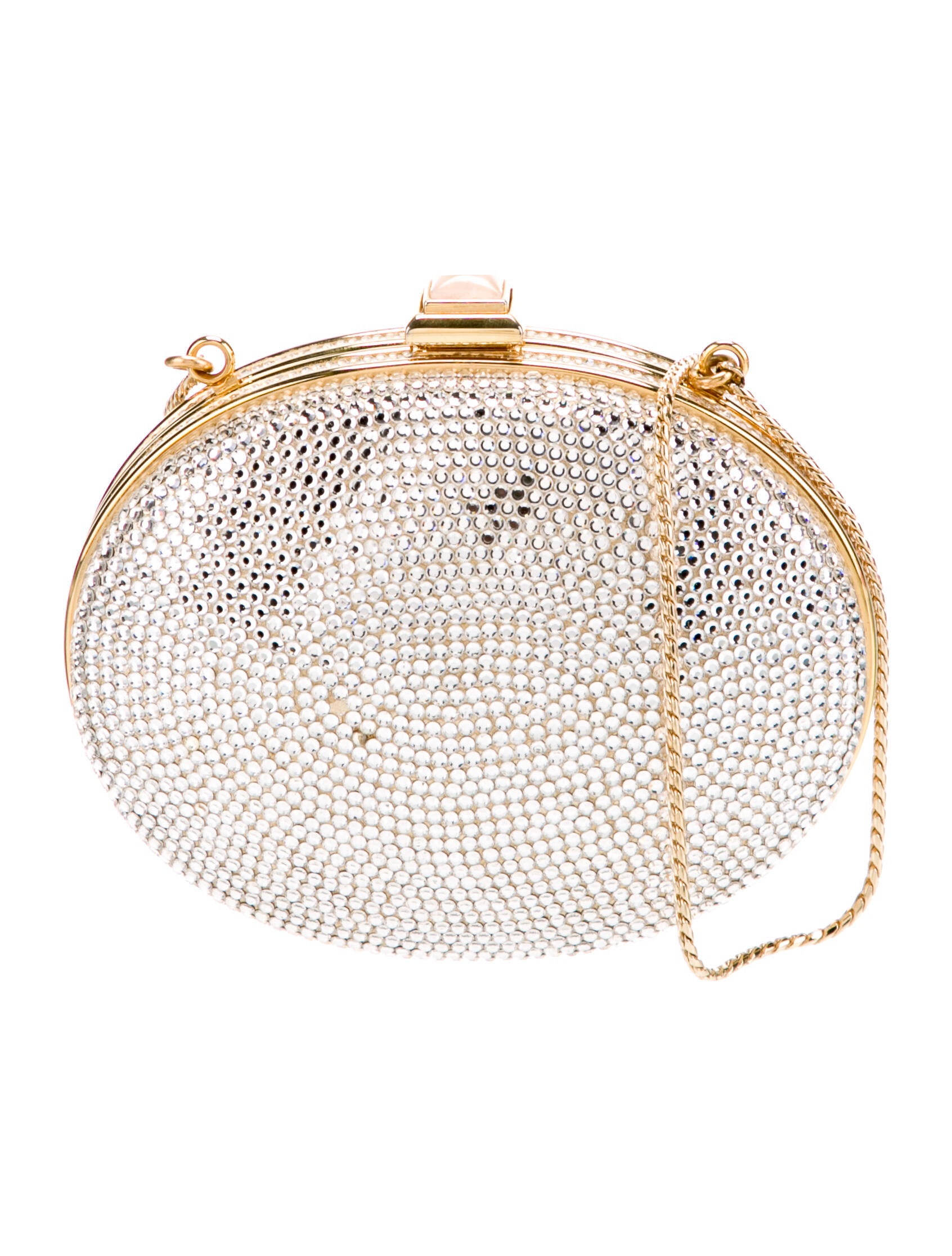 Judith Leiber Crystal Evening Bag - Gold Evening Bags, Handbags ...