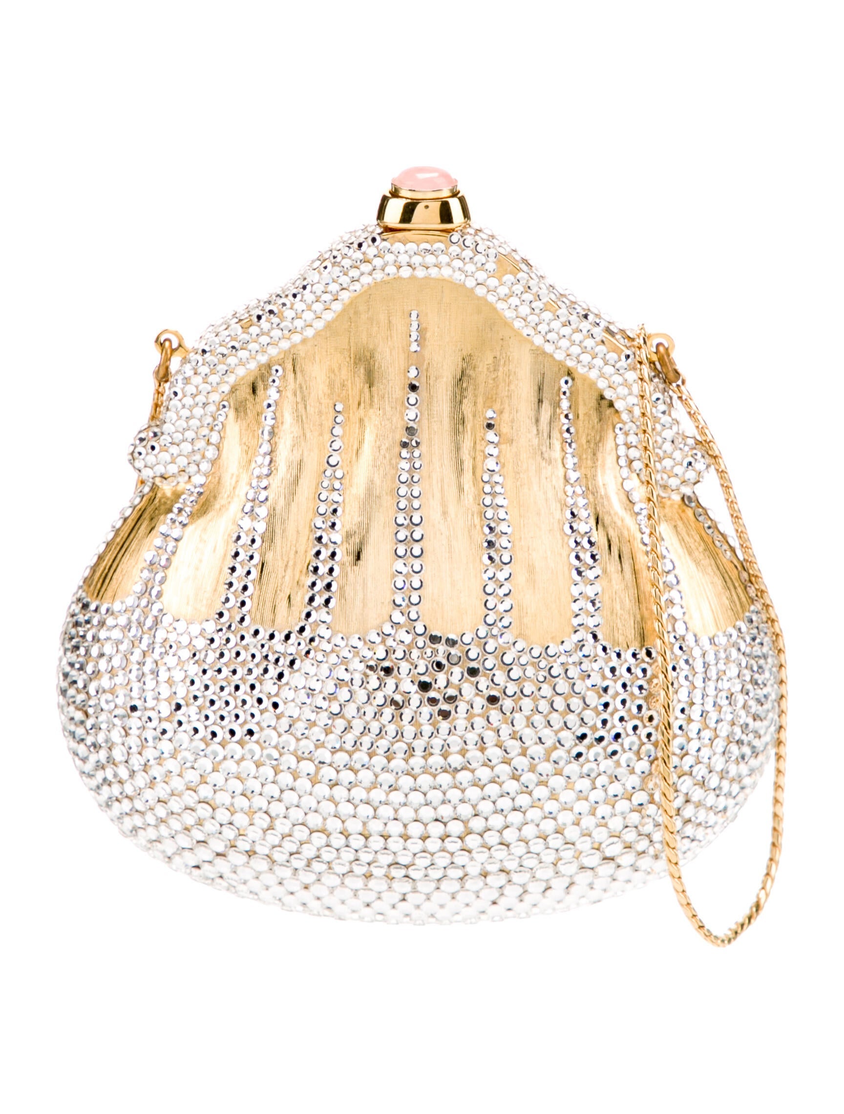 Judith Leiber Crystal Evening Bag - Silver Evening Bags, Handbags ...