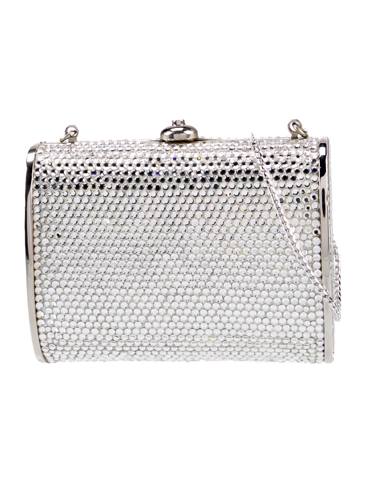 Judith Leiber Crystal Evening Bag - Silver Evening Bags, Handbags ...