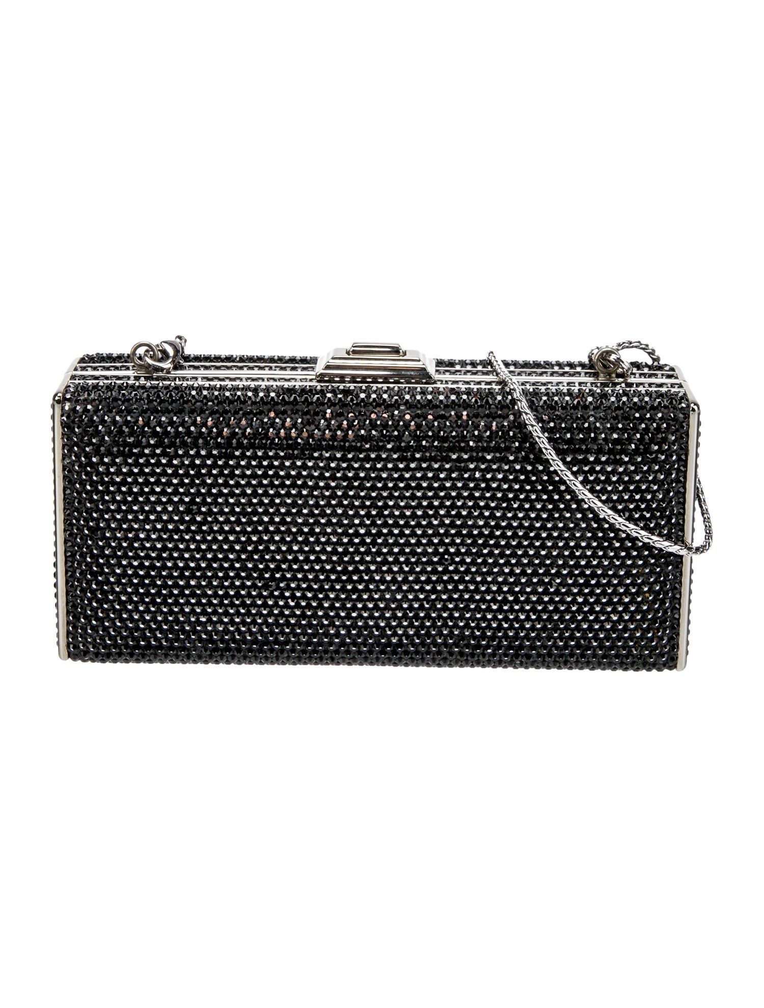 Pinko Crystal-Embellished Satin Evening Bag - Neutrals Evening Bags ...