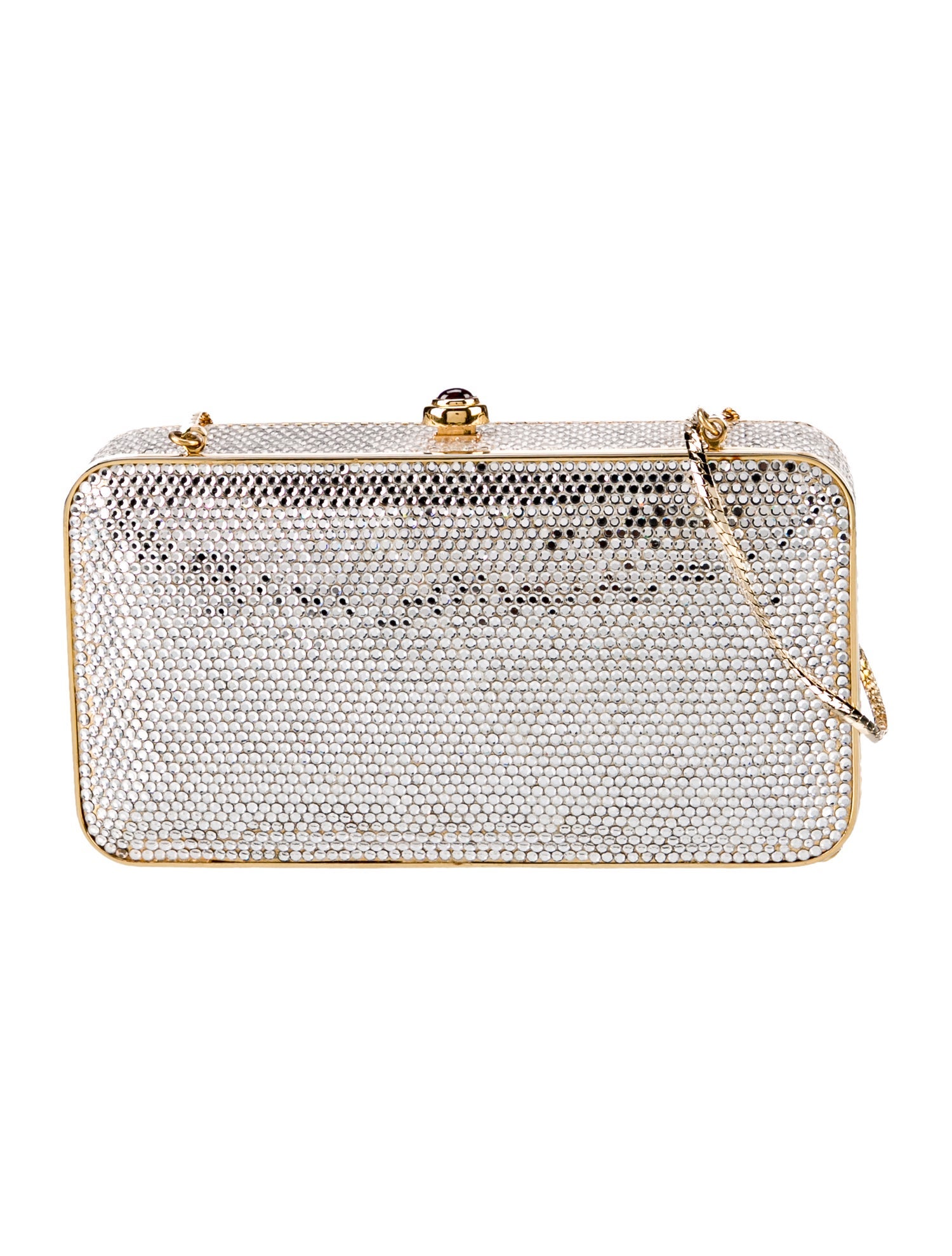 Larisa Barrera Crystal Embellished Evening Bag - Black Evening Bags ...