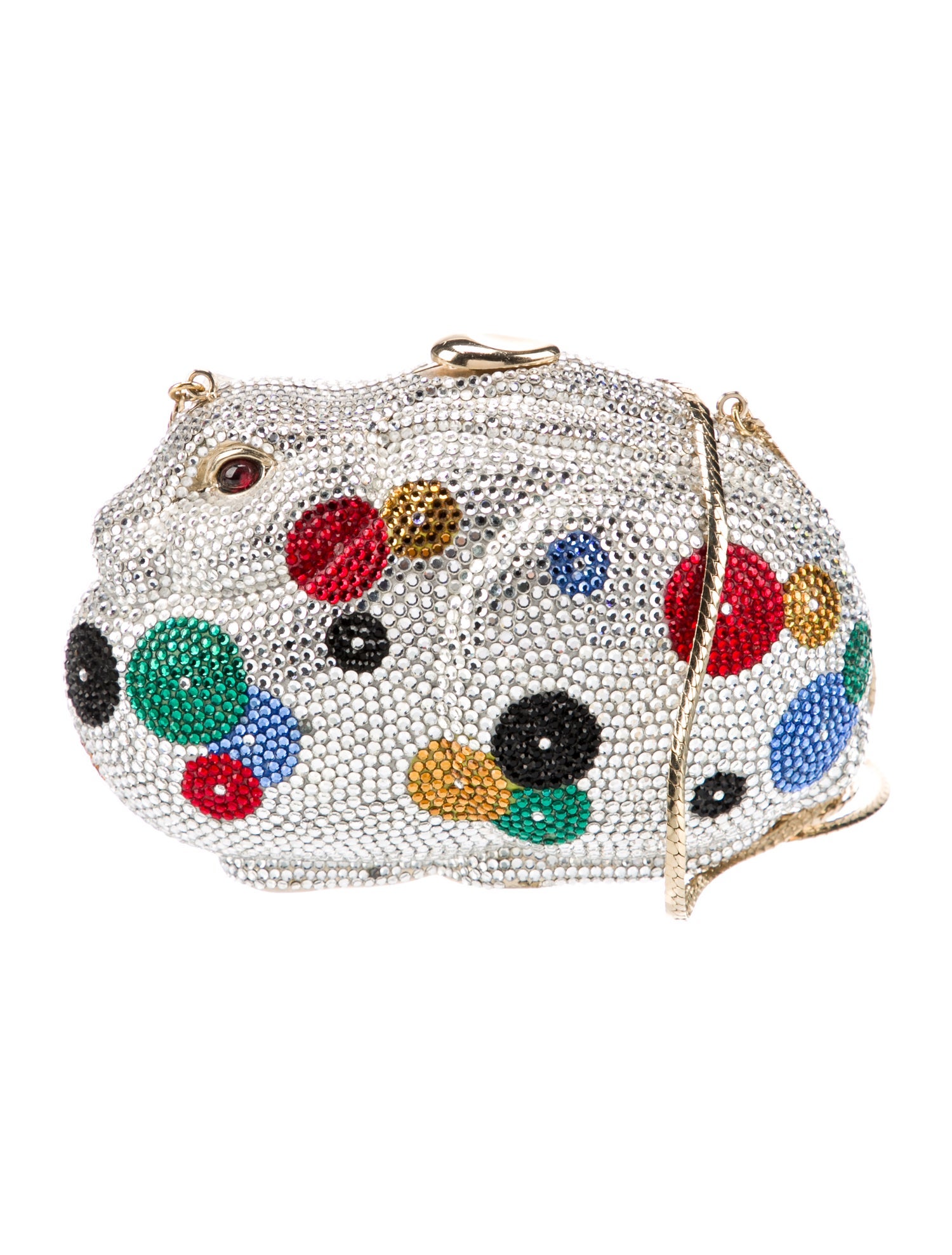 Judith Leiber Crystal Embellished Rabbit Crossbody Bag - Silver ...