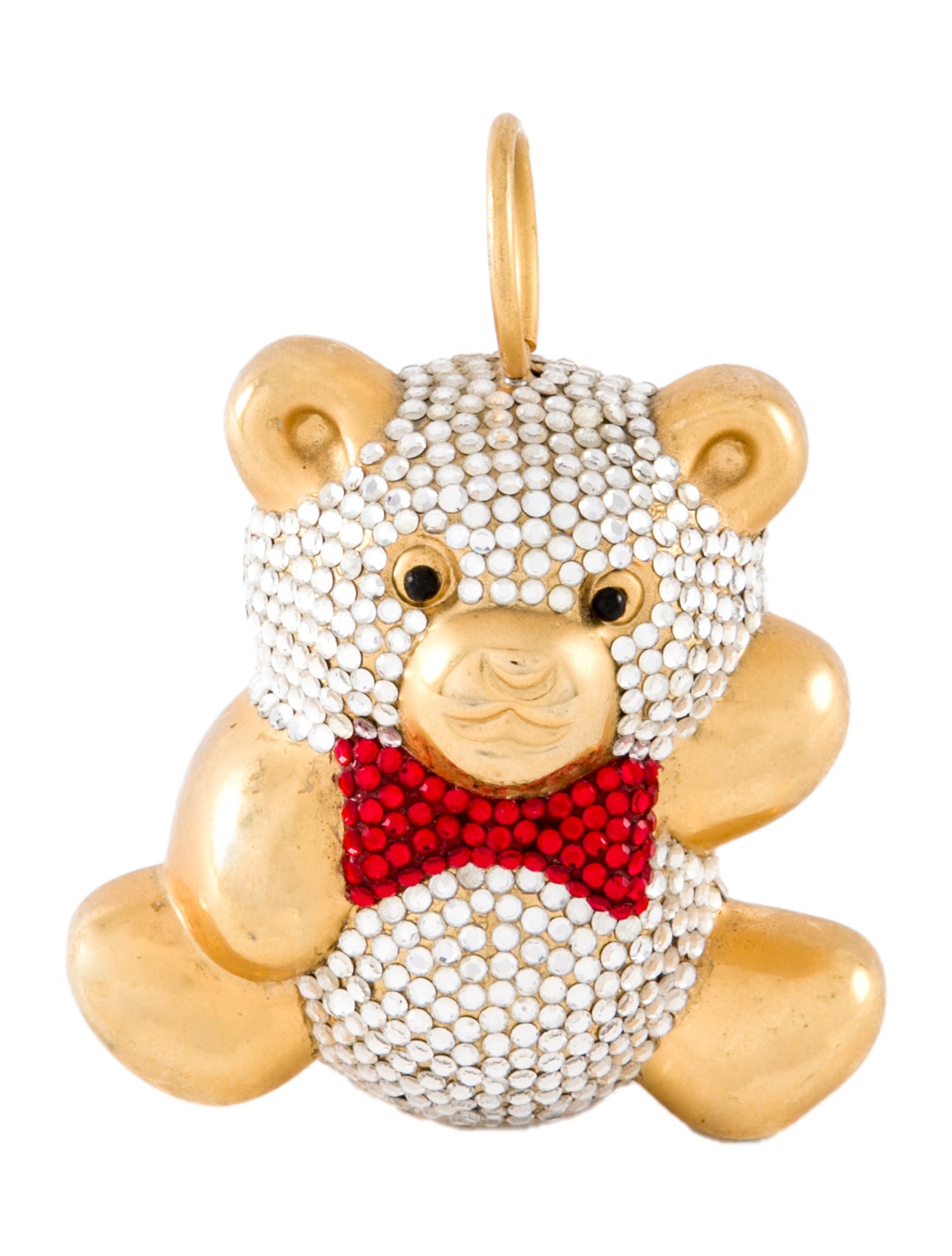 Judith Leiber Crystal Embellished Baby Rattle - Gold Kids Decor ...