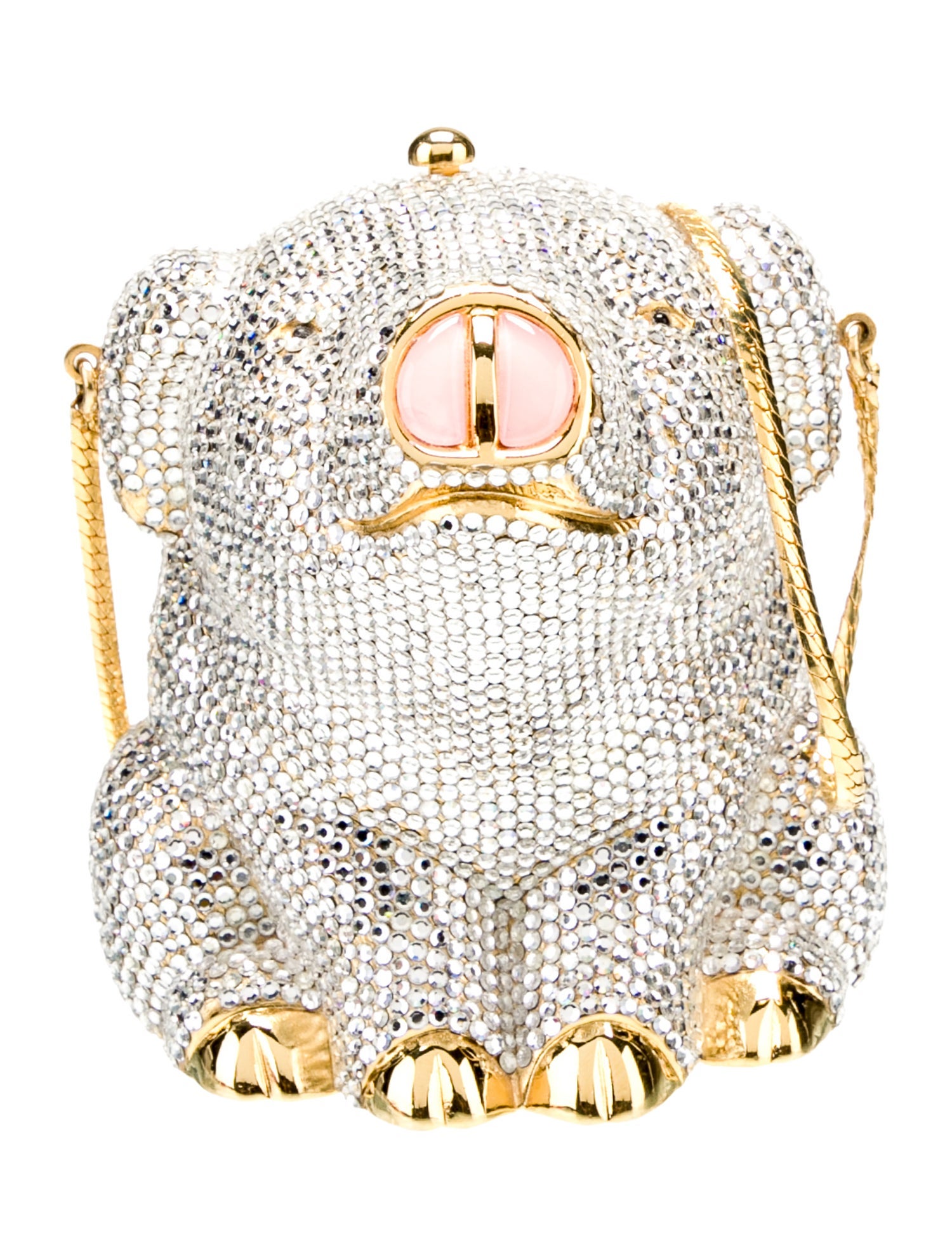 Judith Leiber Crystal Evening Bag - Silver Evening Bags, Handbags ...