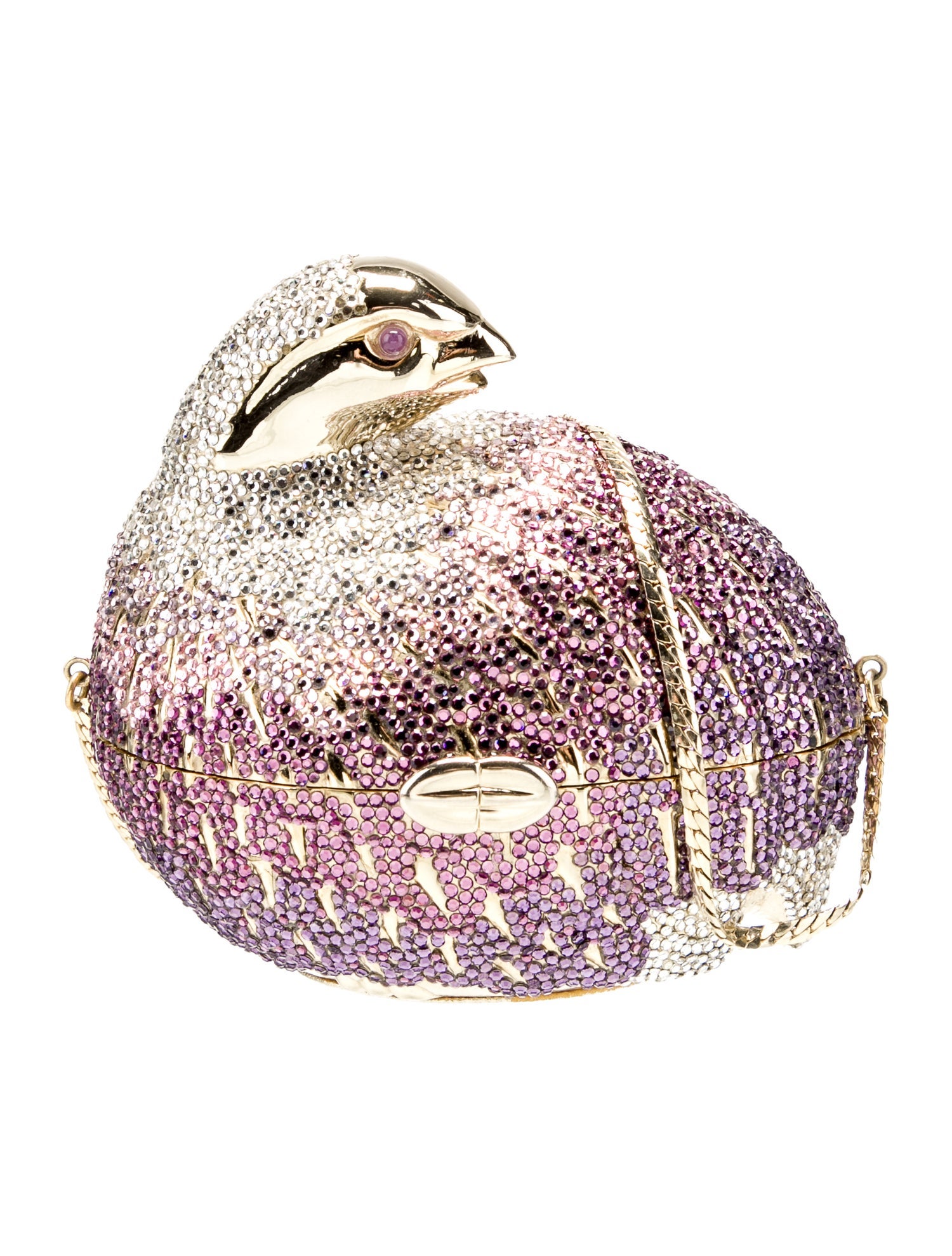 Judith Leiber Crystal Evening Bag - Metallic Clutches, Handbags ...