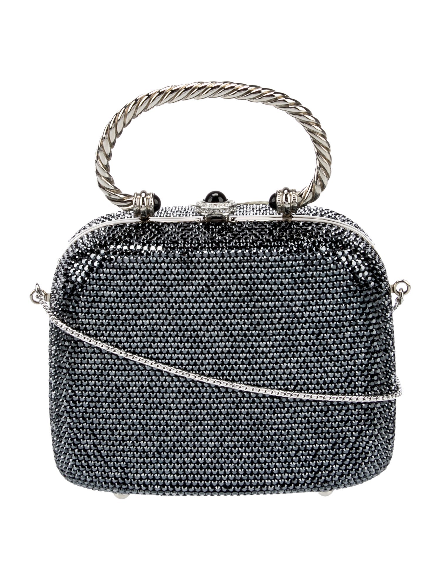 Judith Leiber Strass Evening Bag - Black Evening Bags, Handbags ...