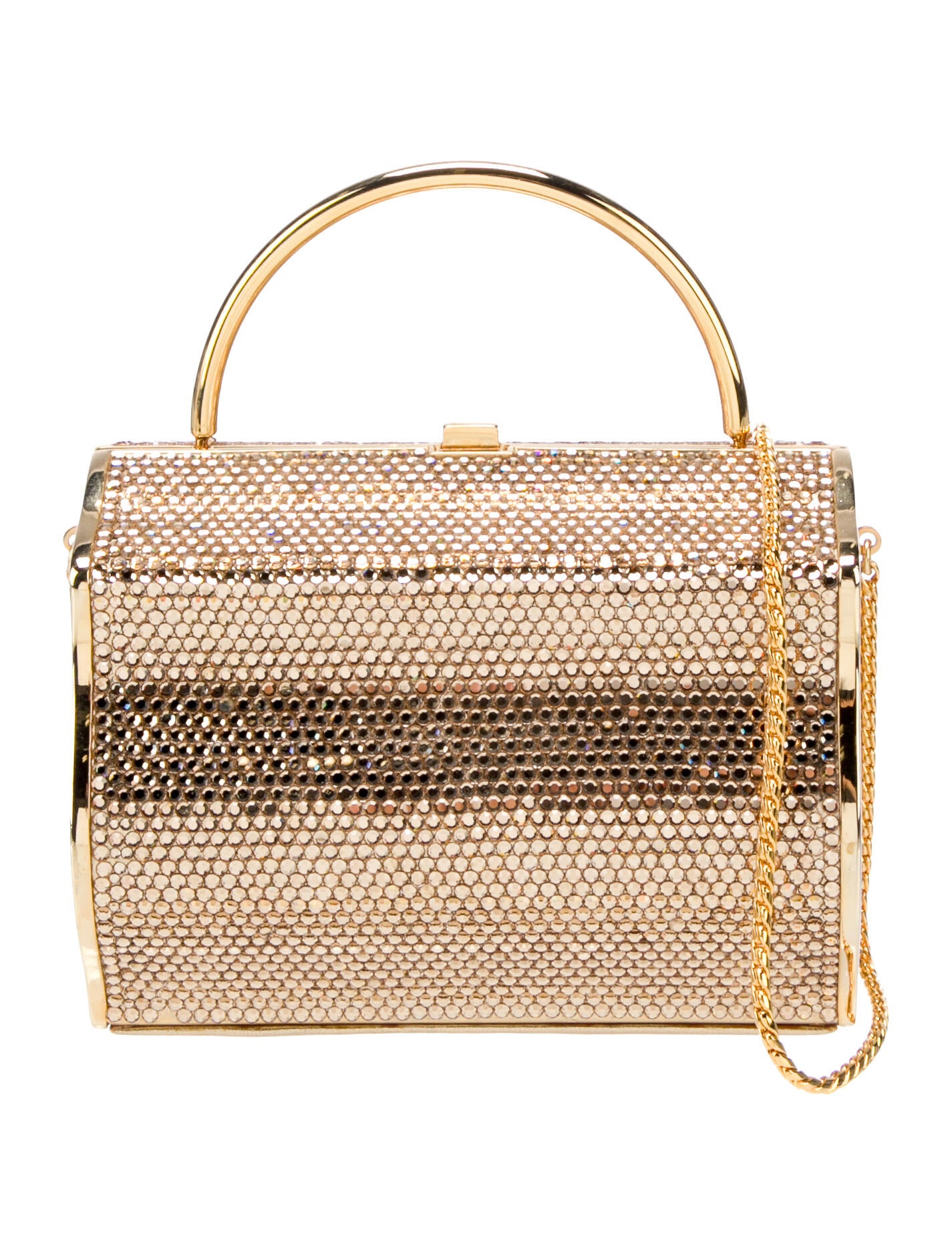 Judith Leiber Crystal Evening Bag - Gold Evening Bags, Handbags ...