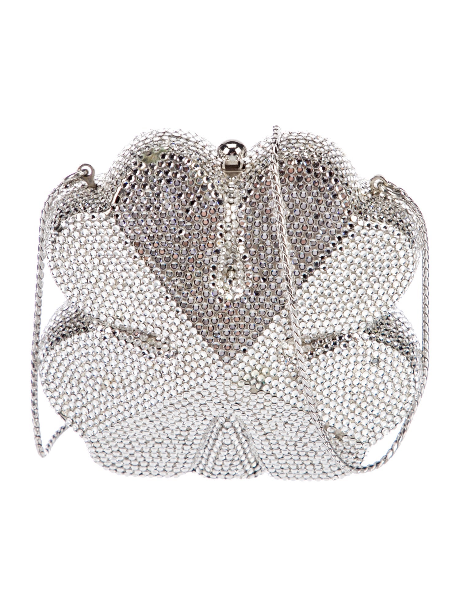 Judith Leiber Cat Crystal Evening Bag - Black Evening Bags, Handbags ...