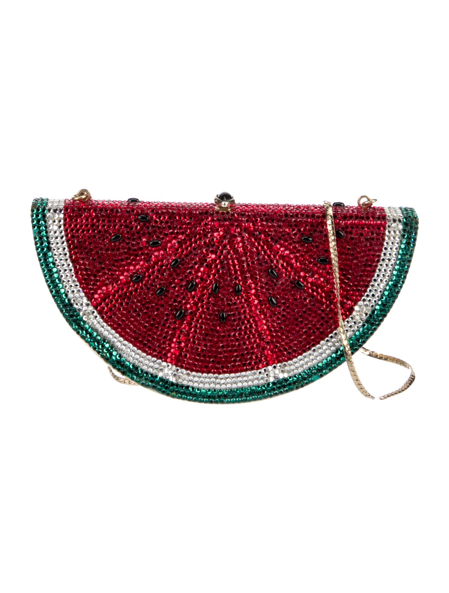 Judith Leiber Crystal Embellished Watermelon Clutch - Red Clutches ...