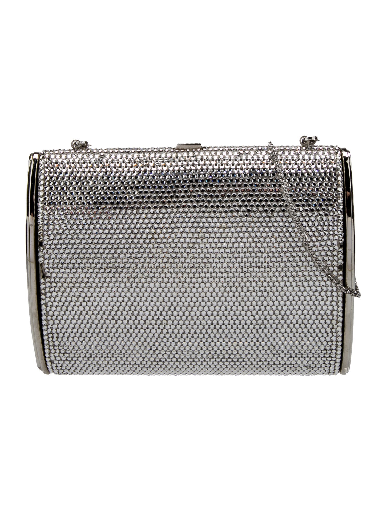 Judith Leiber Crystal Embellished Evening Bag - Black Evening Bags ...