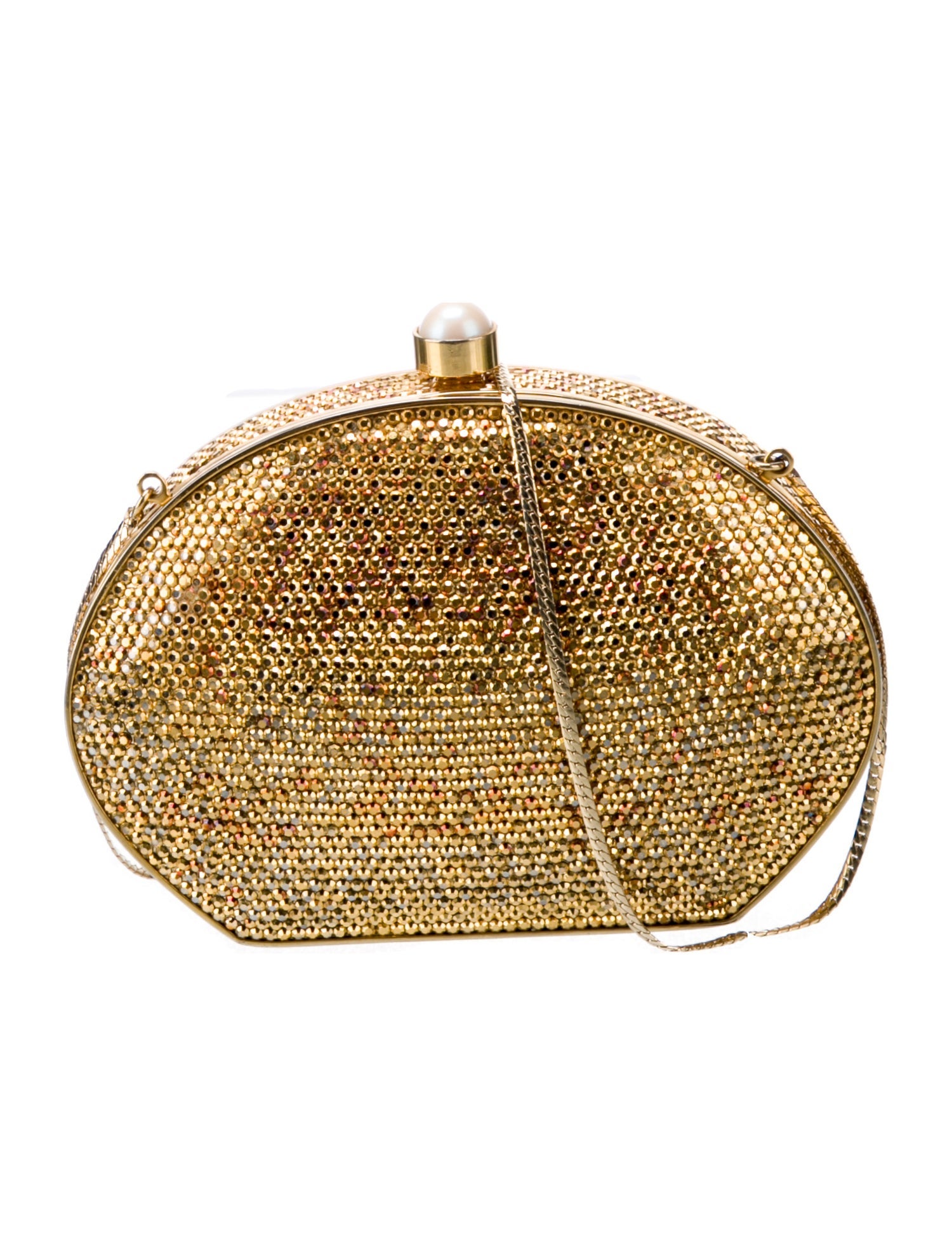 Judith Leiber Crystal Evening Bag - Silver Evening Bags, Handbags ...