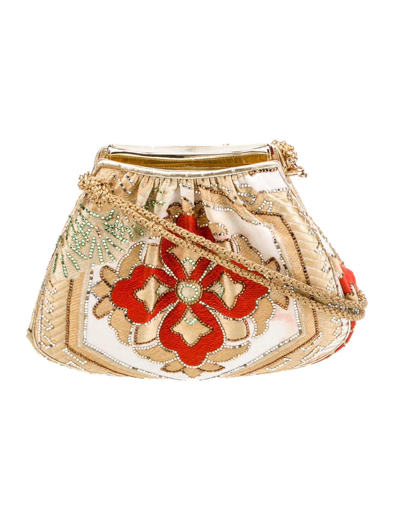 Judith Leiber Crystal Evening Bag - Silver Evening Bags, Handbags ...