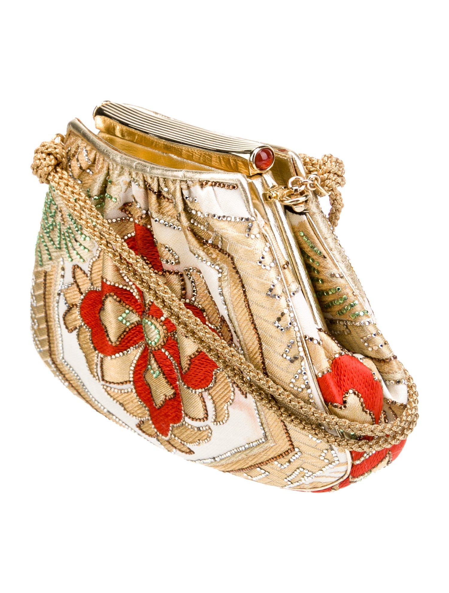 Judith Leiber Crystal Evening Bag - Silver Evening Bags, Handbags ...