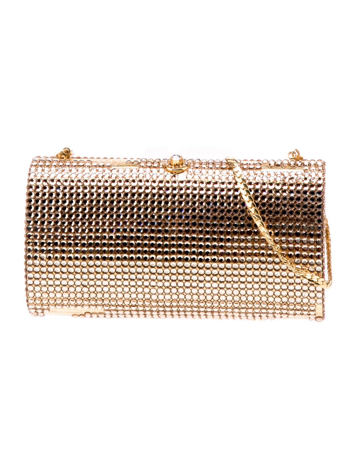 Judith Leiber Crystal Embellished Evening Bag - Silver Evening Bags ...