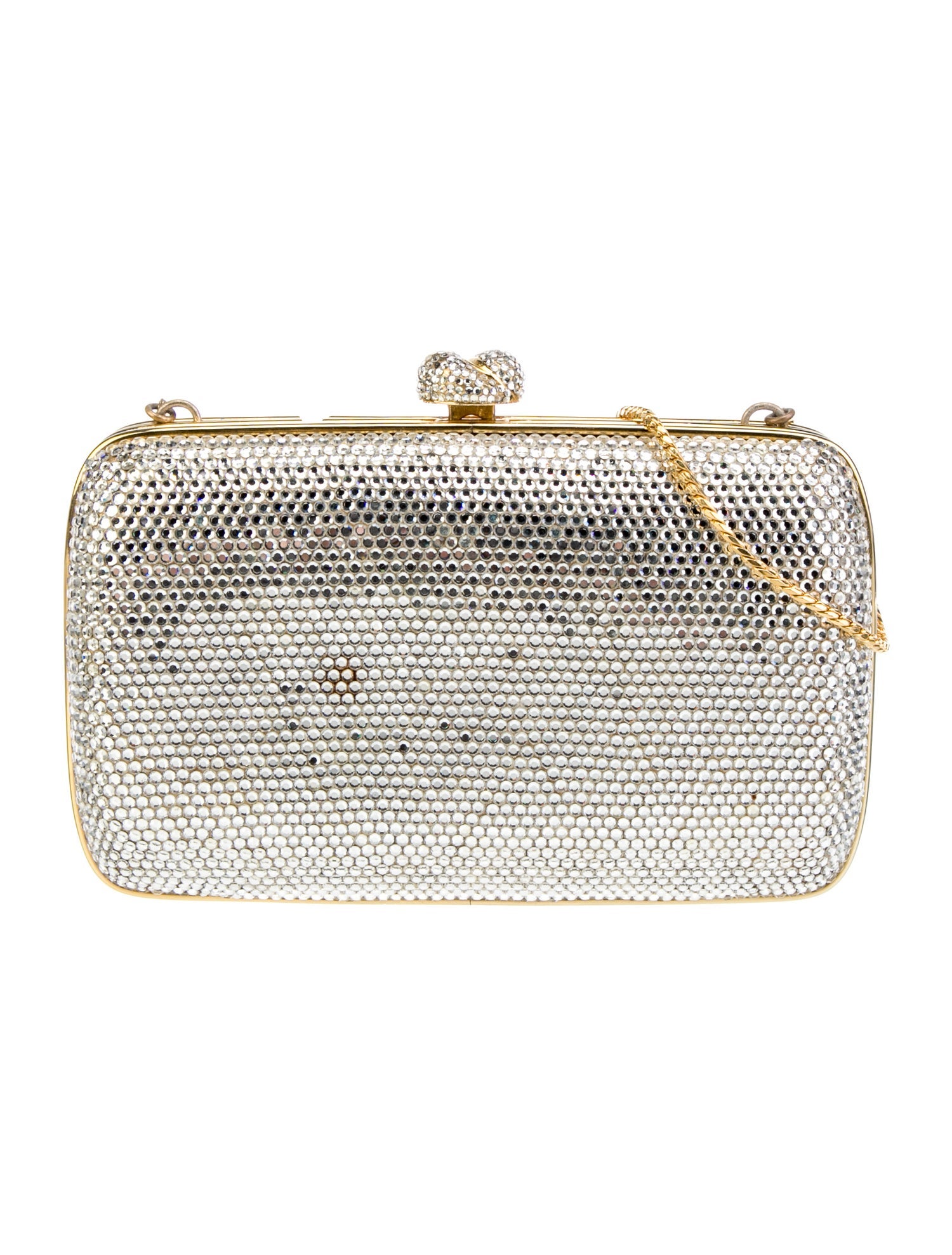 Judith Leiber Crystal Embellished Evening Bag - Black Evening Bags ...