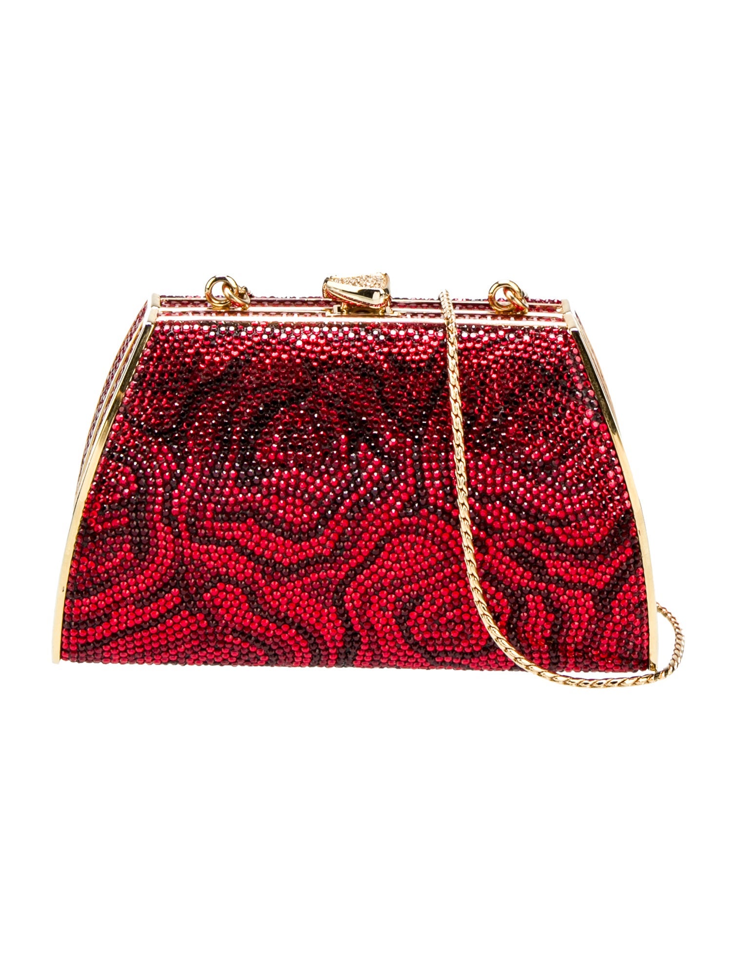 Judith Leiber Crystal Evening Bag - Red Evening Bags, Handbags ...