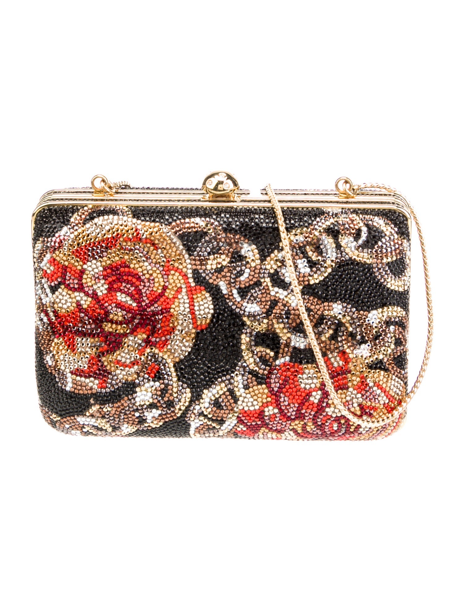 Judith Leiber Crystal Evening Bag - Red Evening Bags, Handbags ...