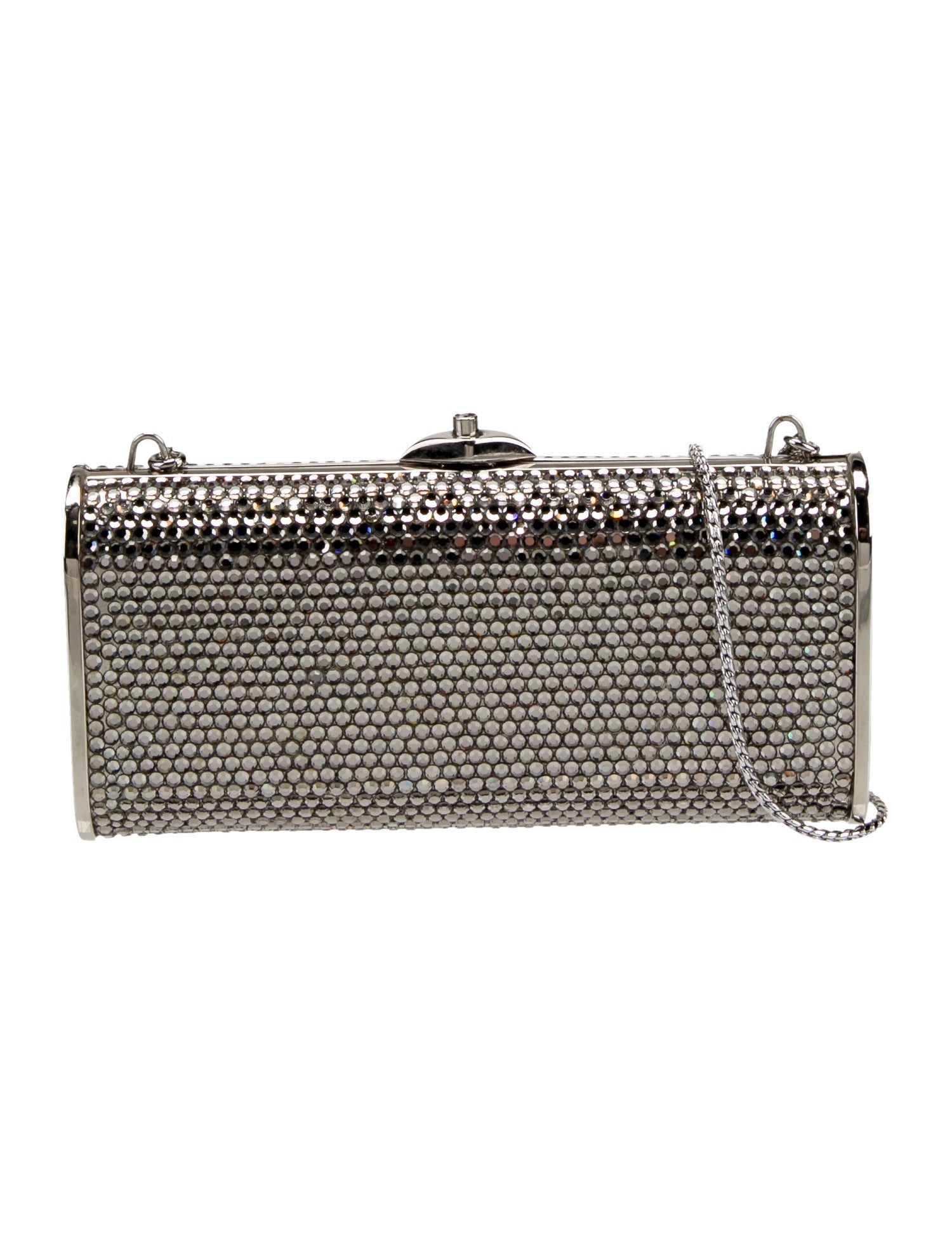 Judith Leiber Crystal Clutch Bag - Black Clutches, Handbags - JUD65214 ...