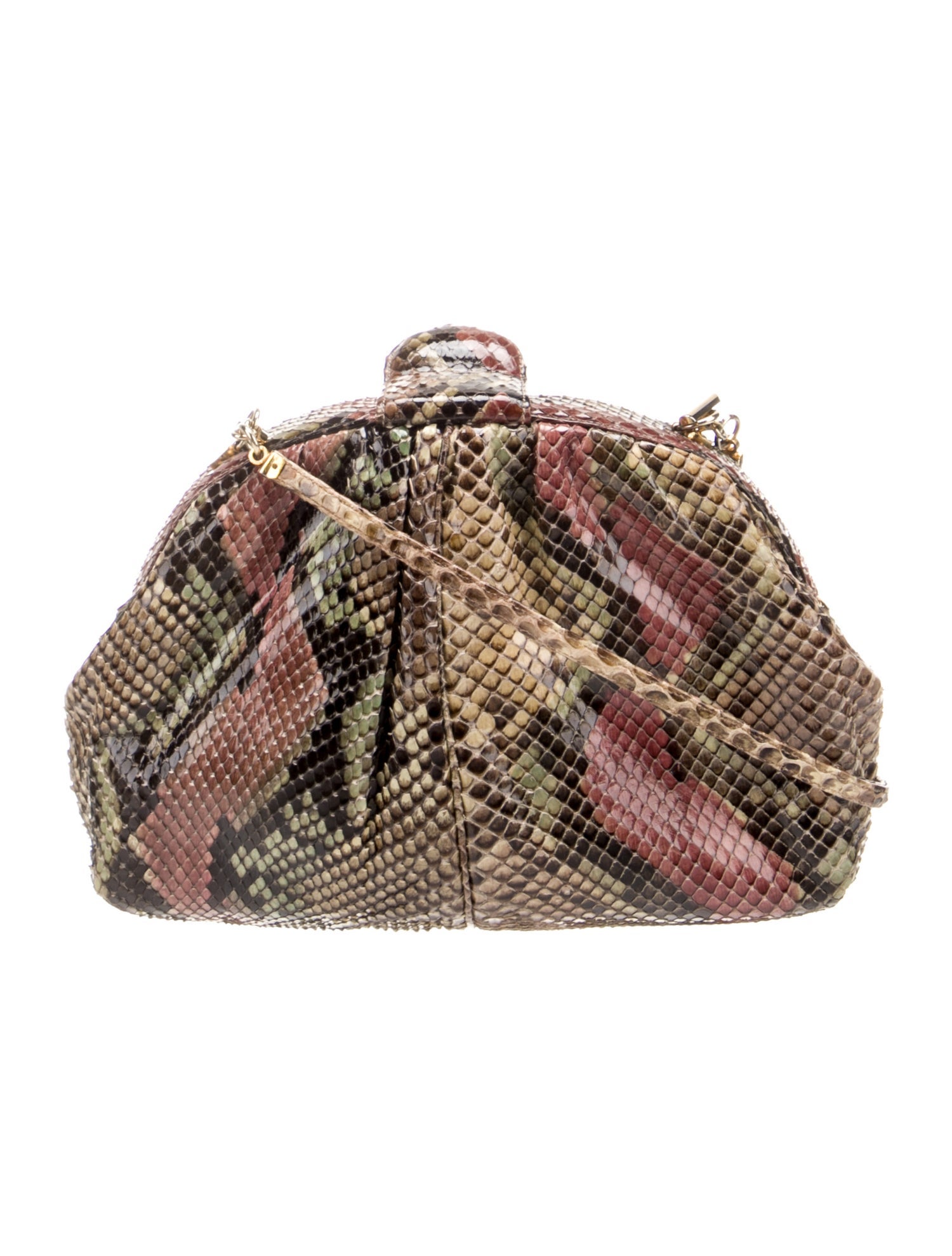 Judith Leiber Python Shoulder Bag - Neutrals Shoulder Bags, Handbags ...