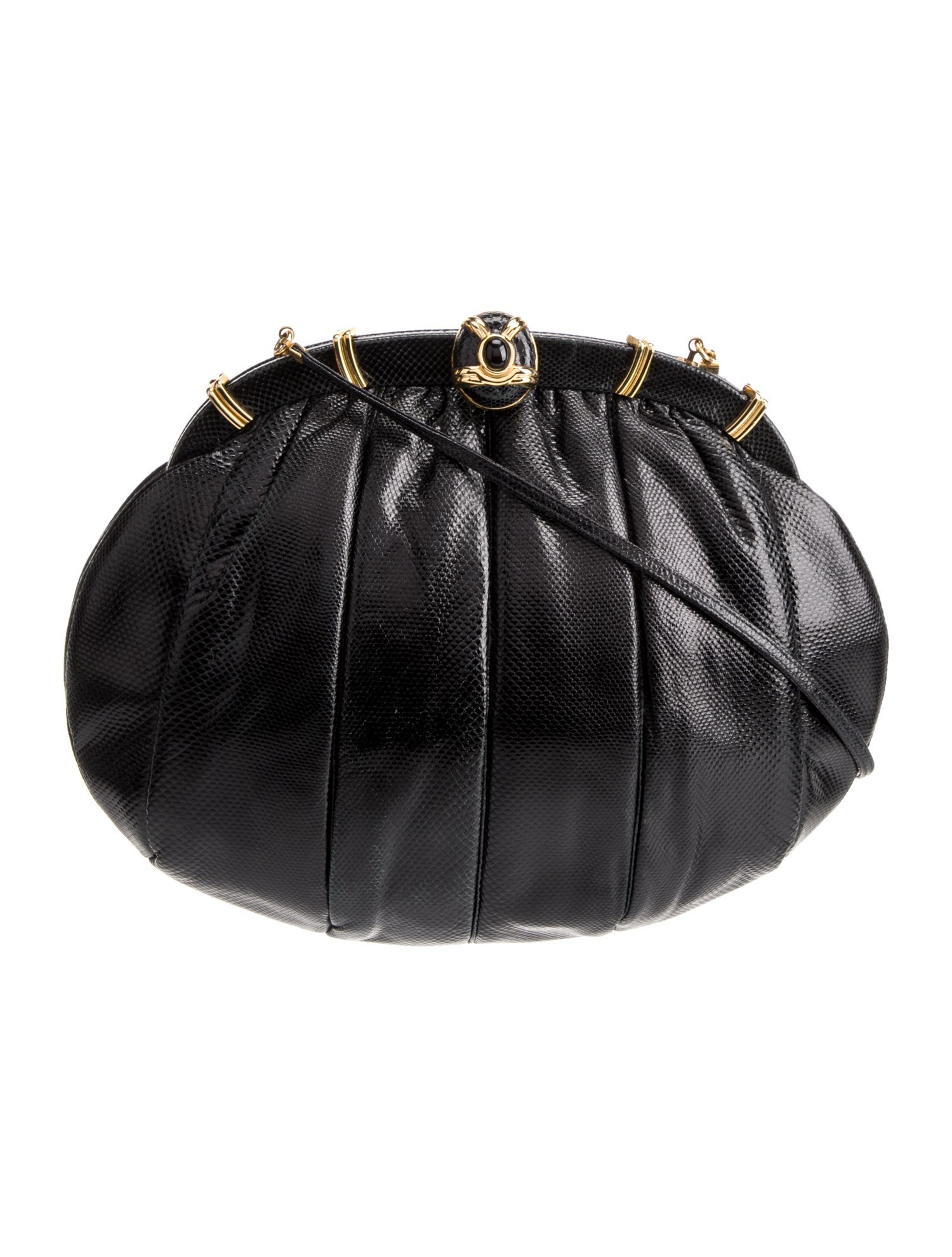 Judith Leiber Karung Evening Bag - Black Crossbody Bags, Handbags ...