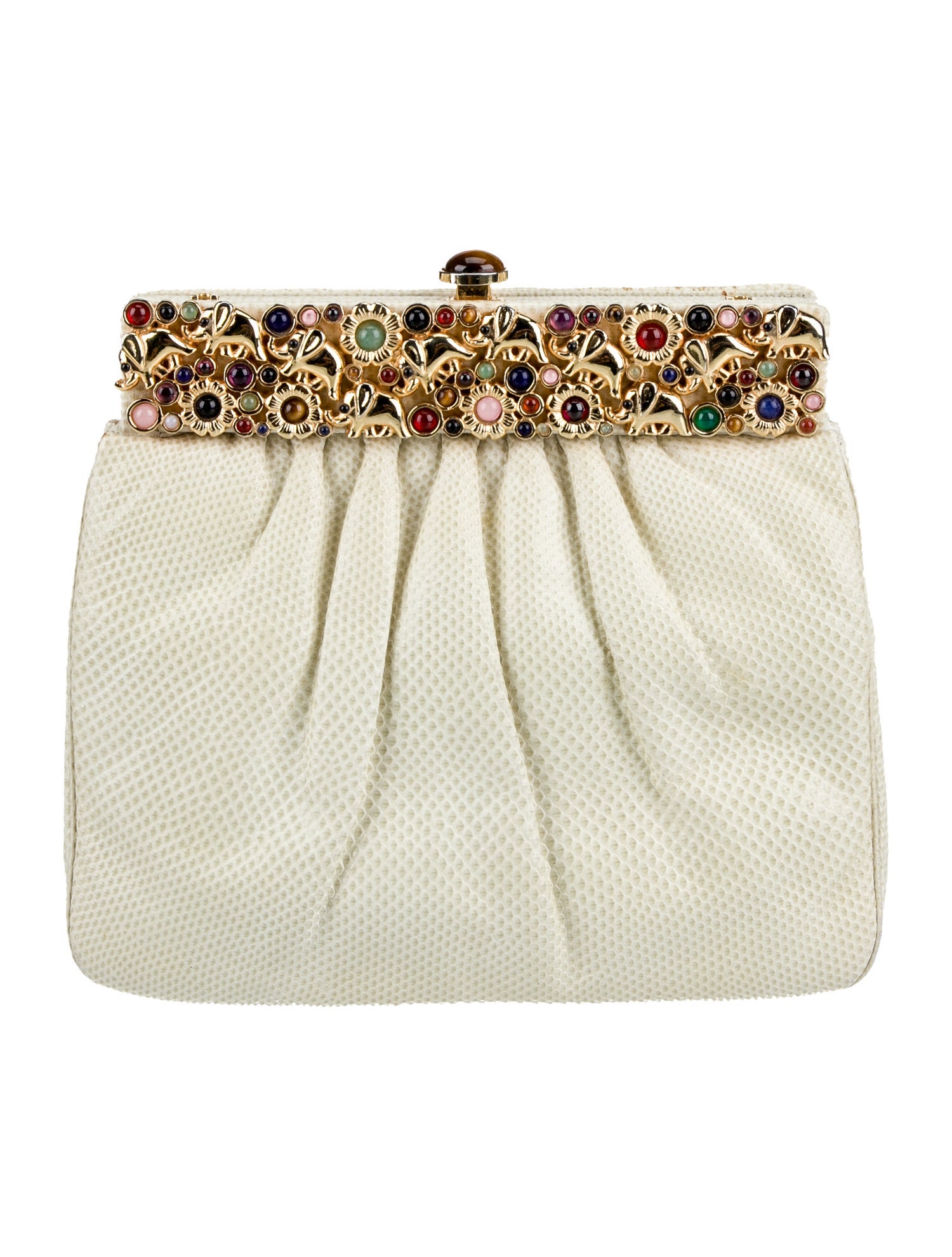 Judith Leiber Evening Bag - White Clutches, Handbags - JUD70708 | The ...